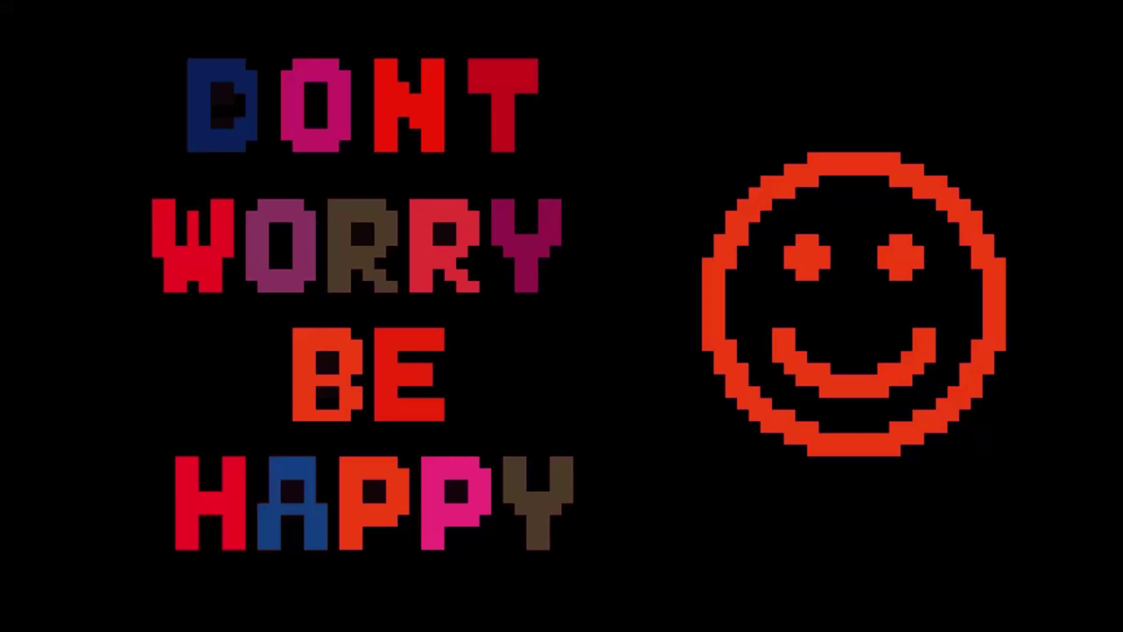 Colorful Pixel Quote Live Wallpaper