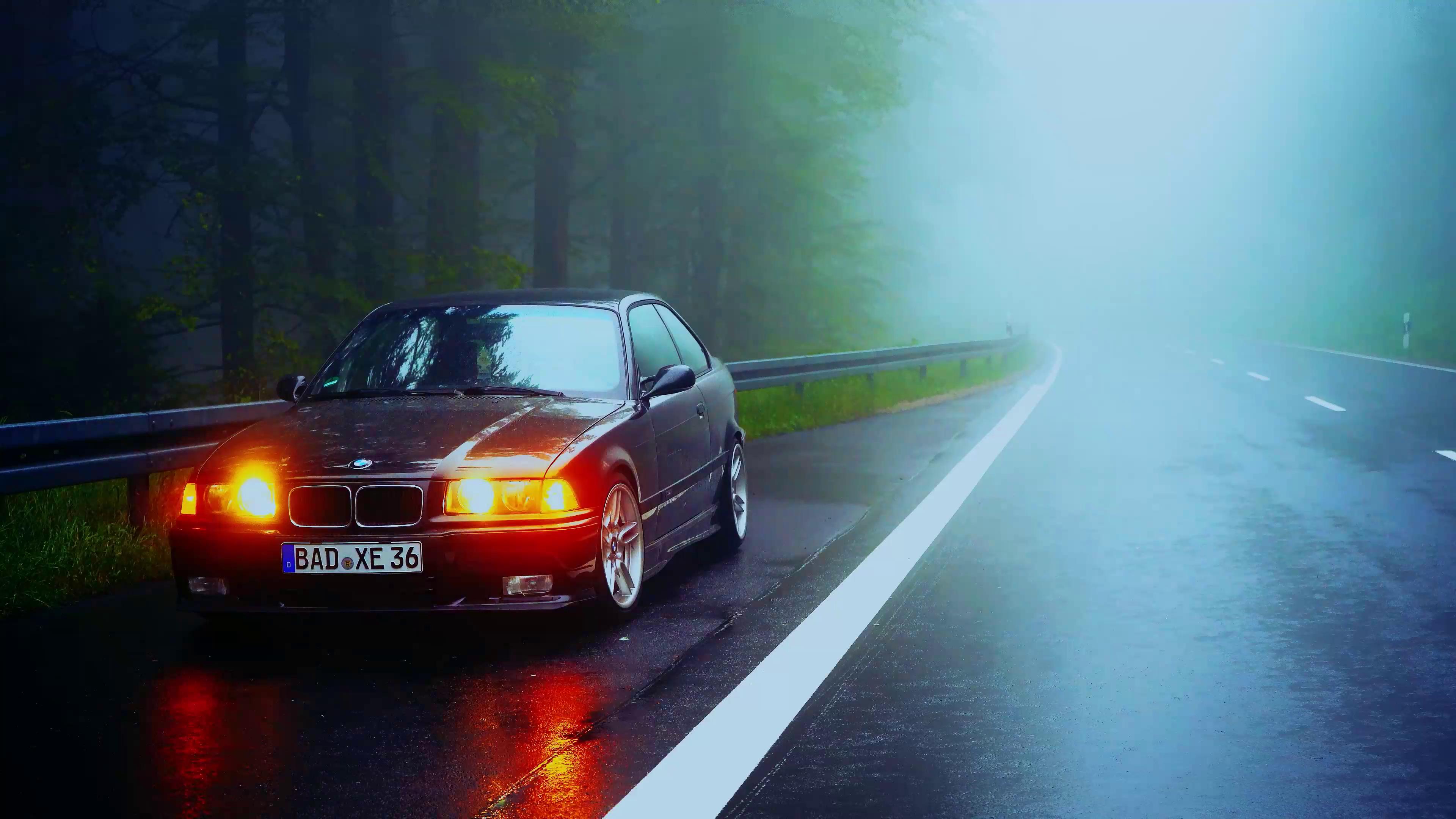 BMW E36 Flashing Lights Mobile Live Wallpaper