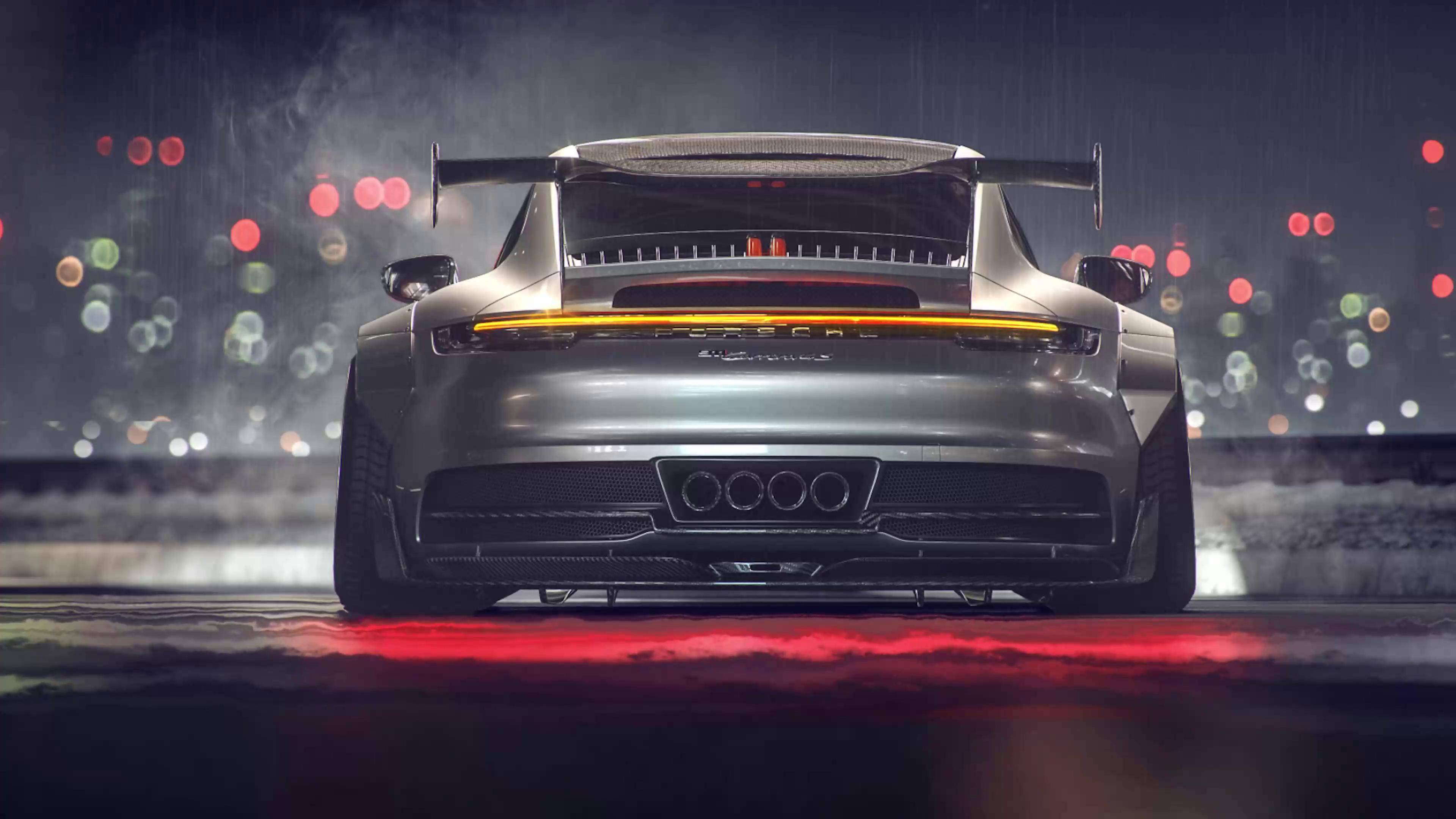 Porsche 911 GT Silver Mobile Live Wallpaper