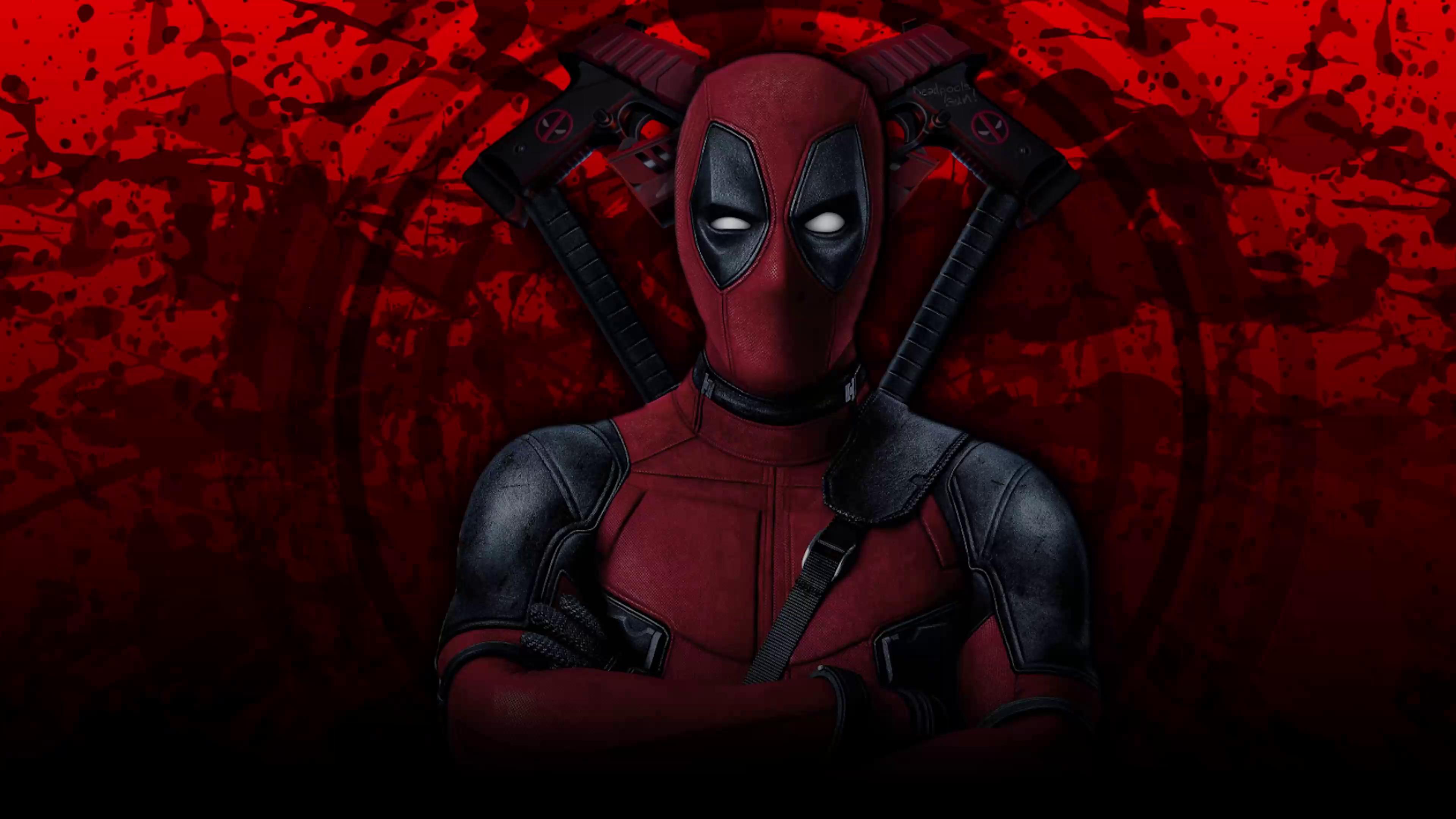Deadpool With Gun Live Wallpaper