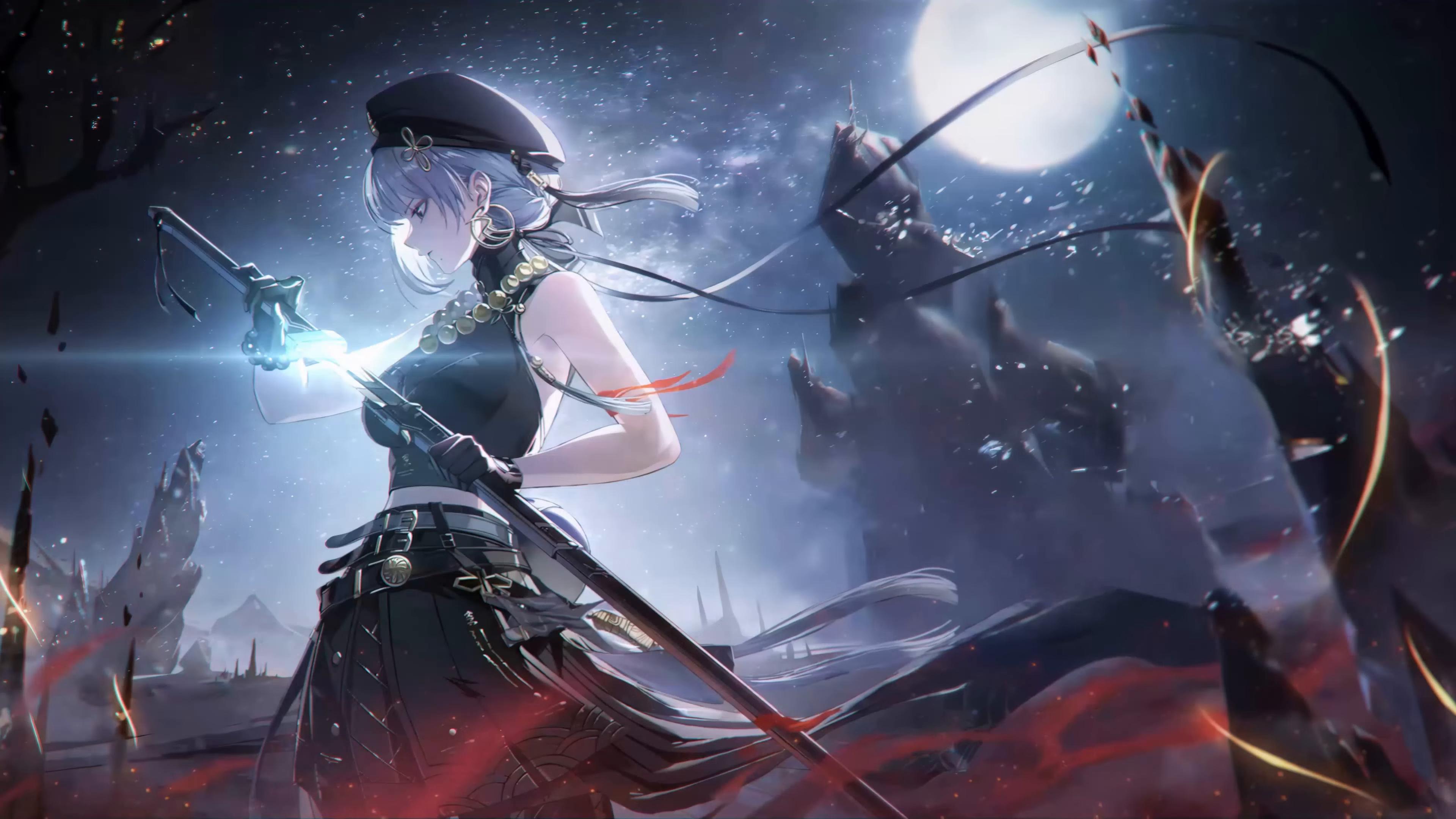 Sanhua (Wuthering Waves) Live Wallpaper