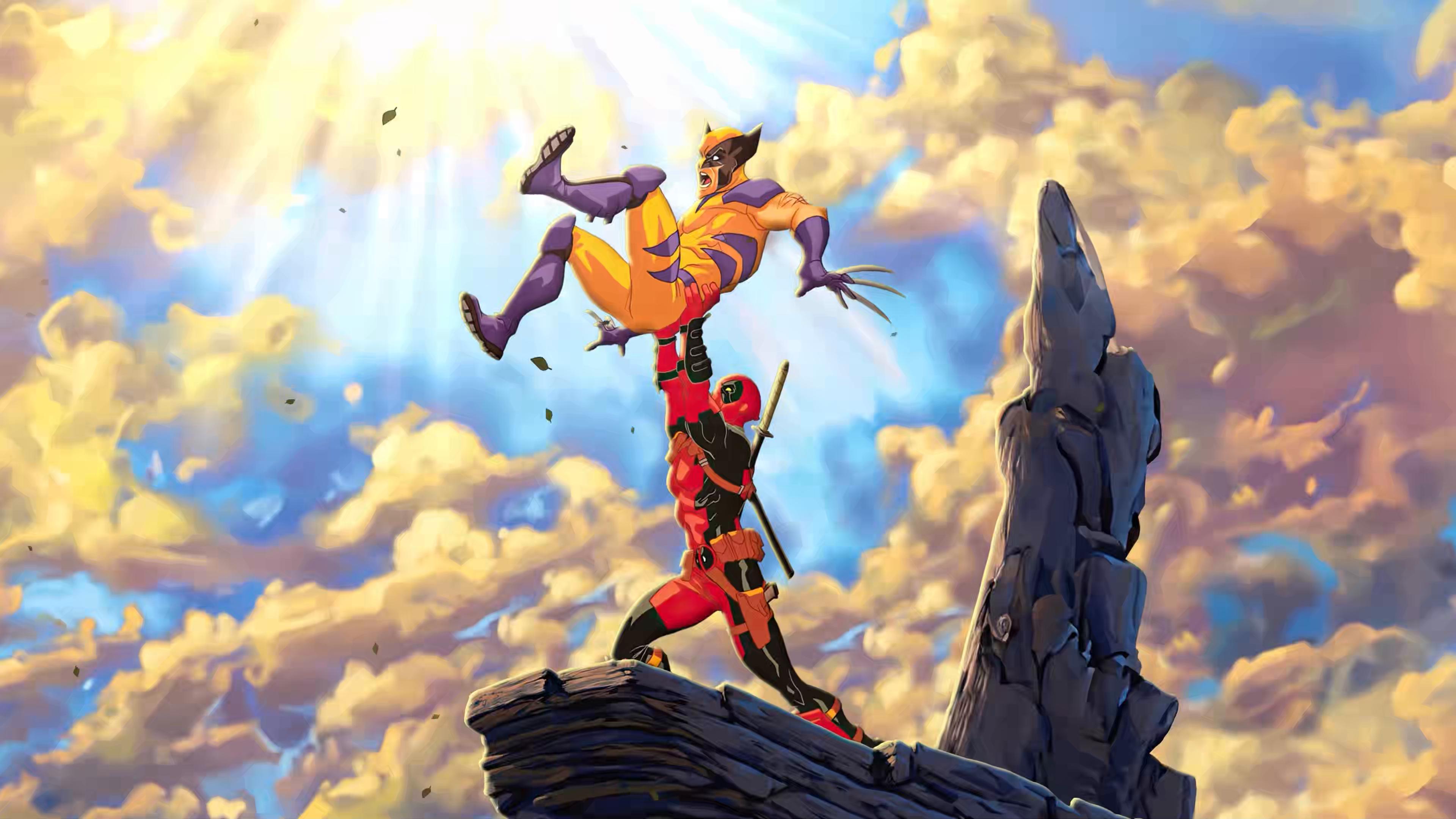 Wolverine and Deadpool: Comic Chaos Live Wallpaper