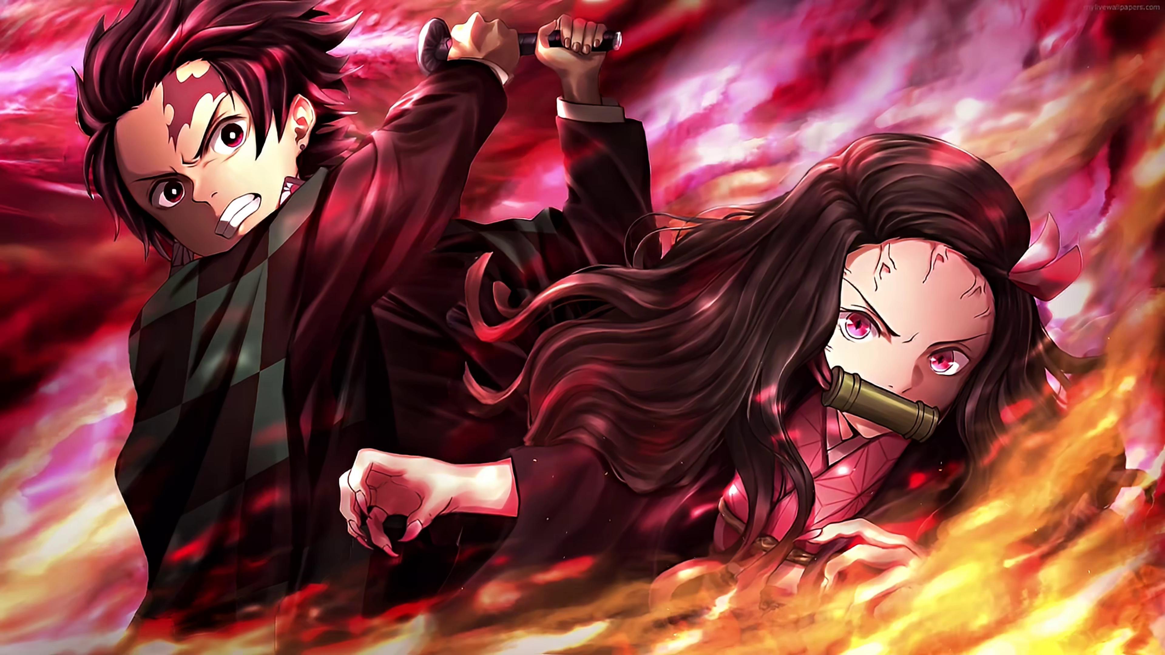 Tanjiro and Nezuko Kamado Live Wallpaper