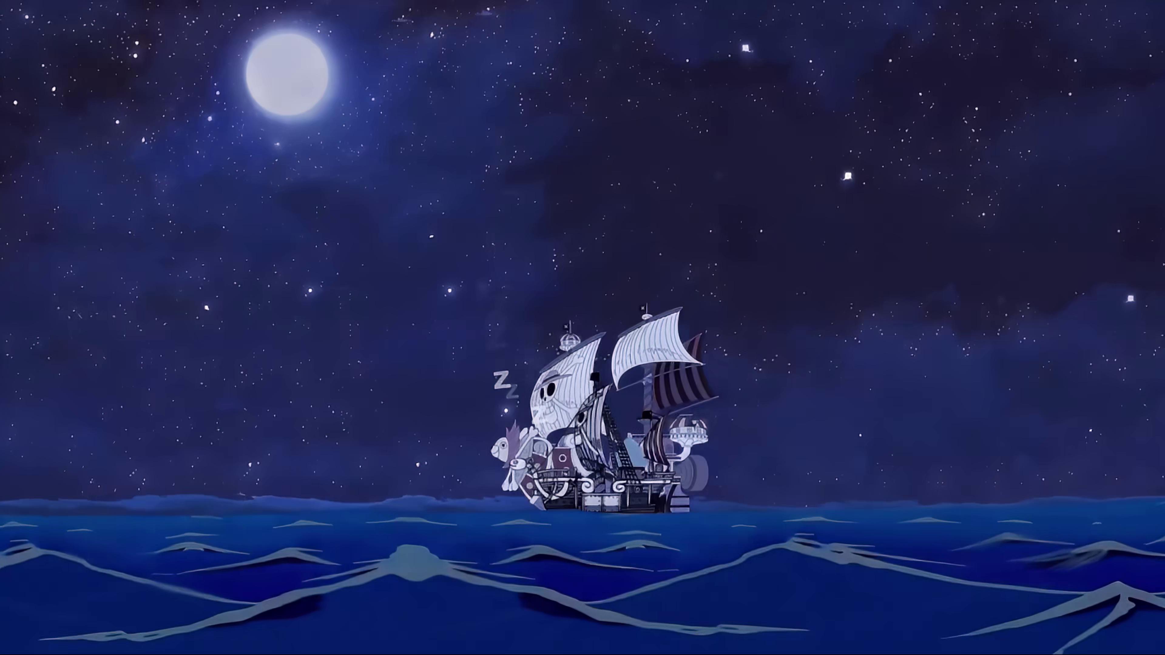 Thousand Sunny From One Piece Live Wallpaper