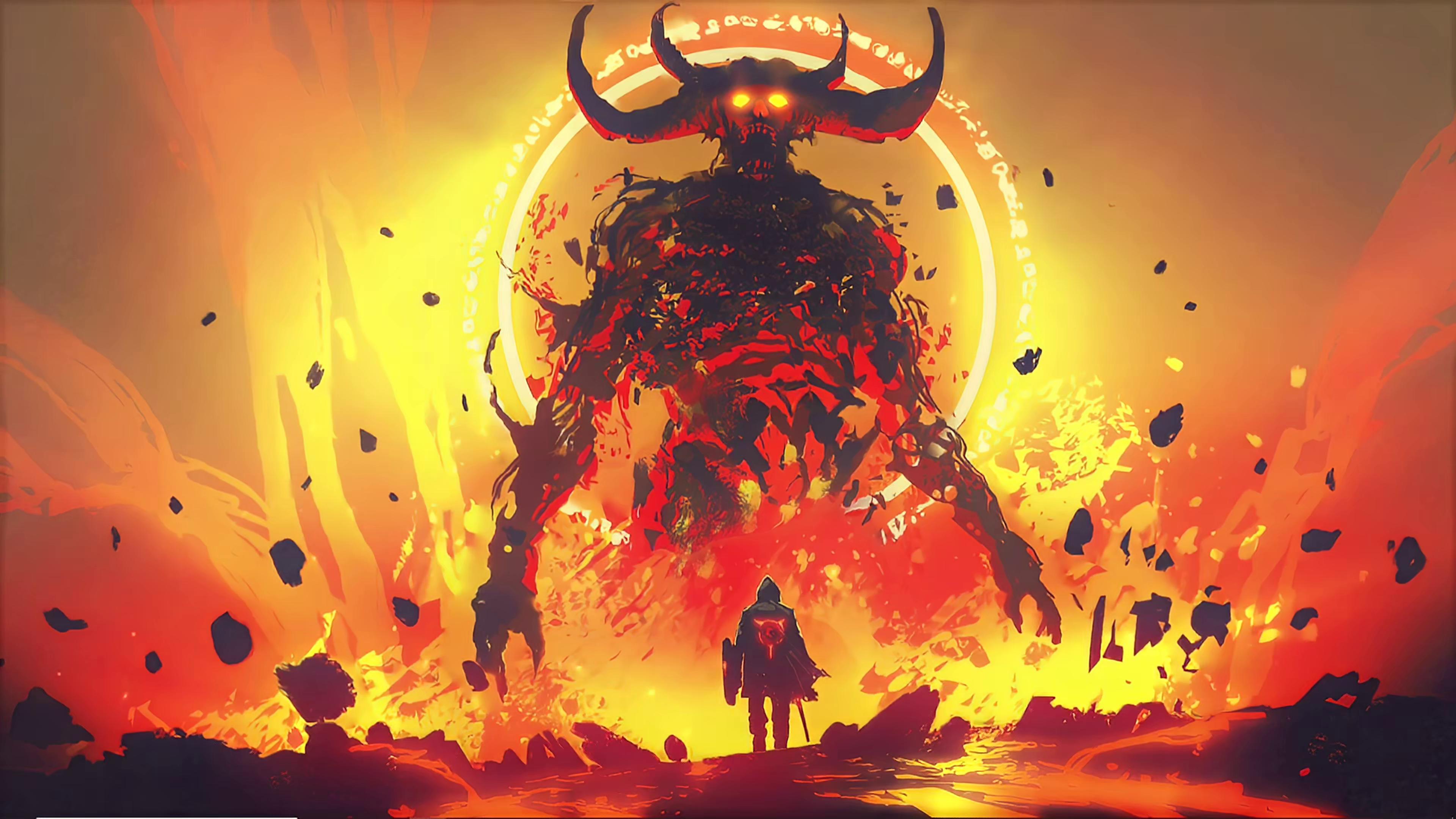 Fire Demon Live Wallpaper