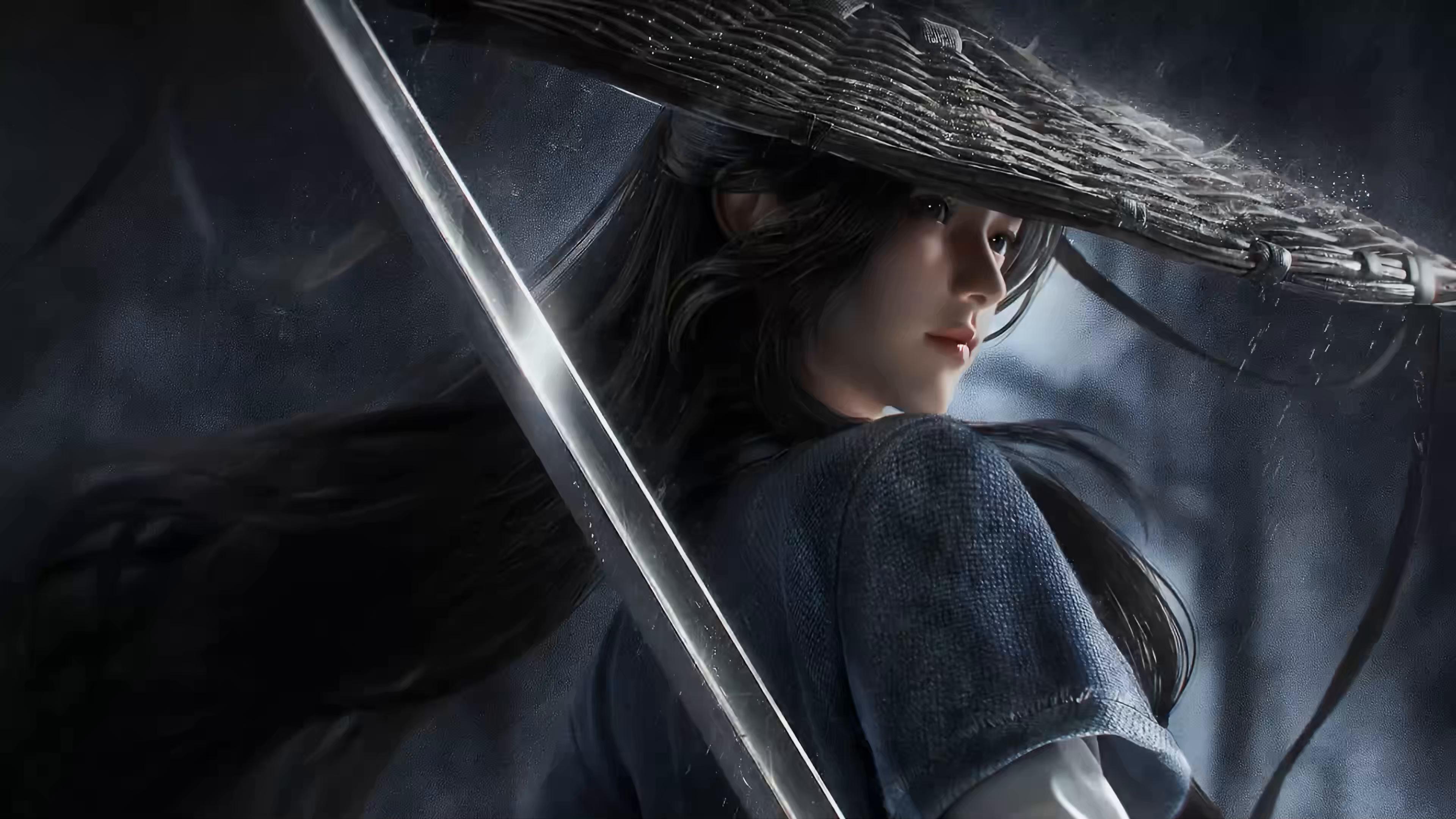 Grace Under Rain Live Wallpaper