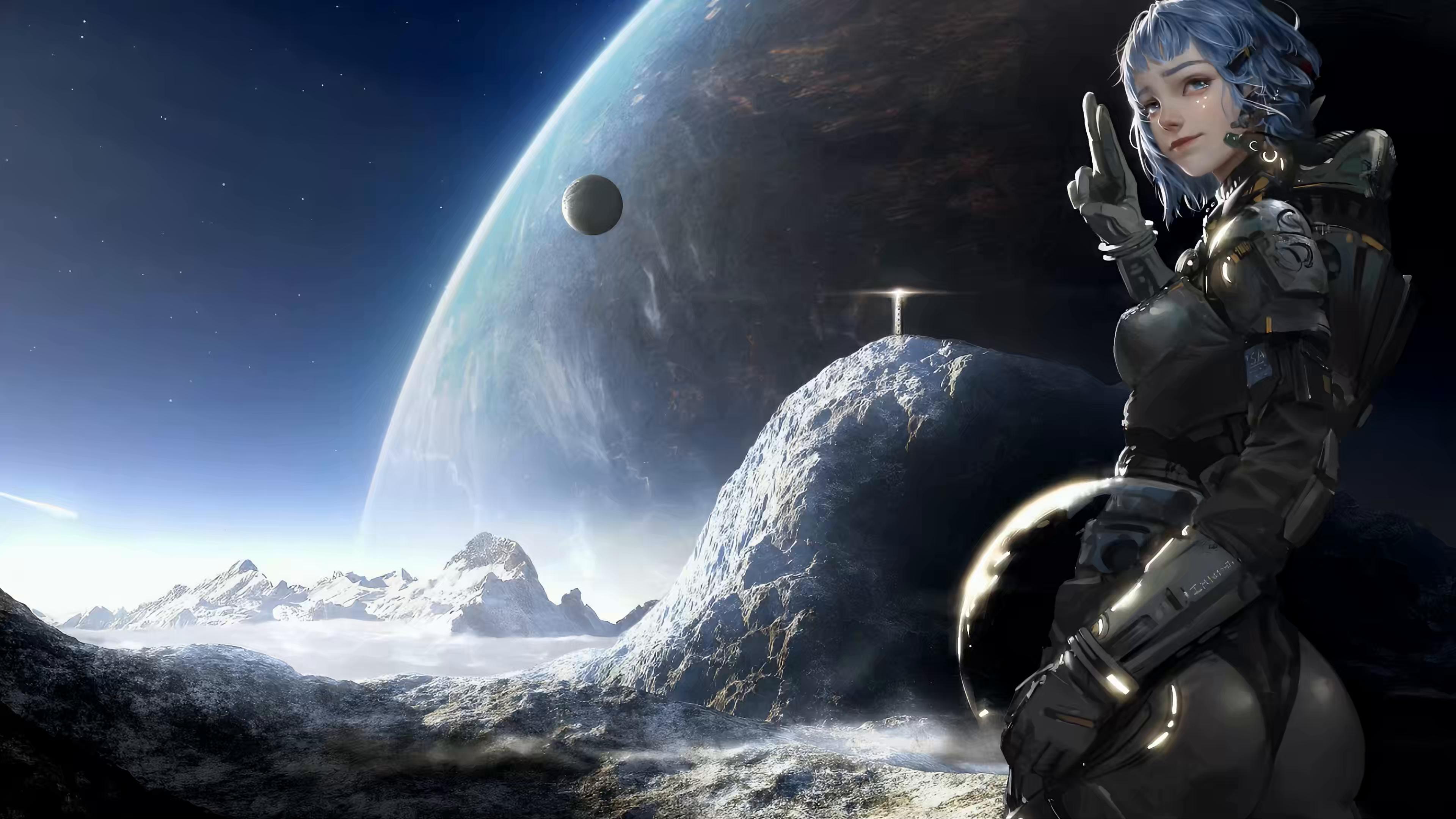 See You Space Girl Live Wallpaper