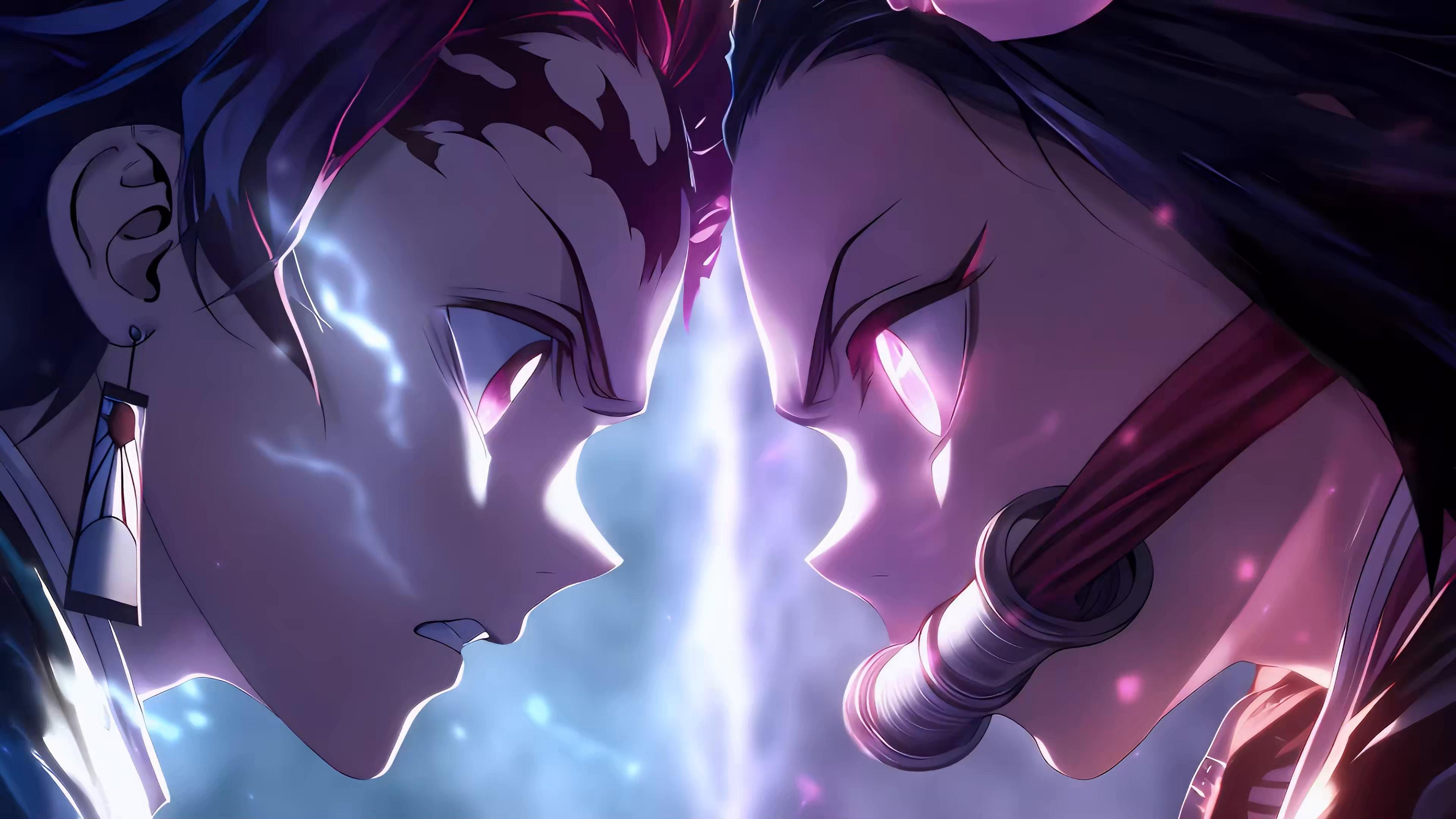 Tanjiro vs Nezuko (Demon Slayer) Live Wallpaper