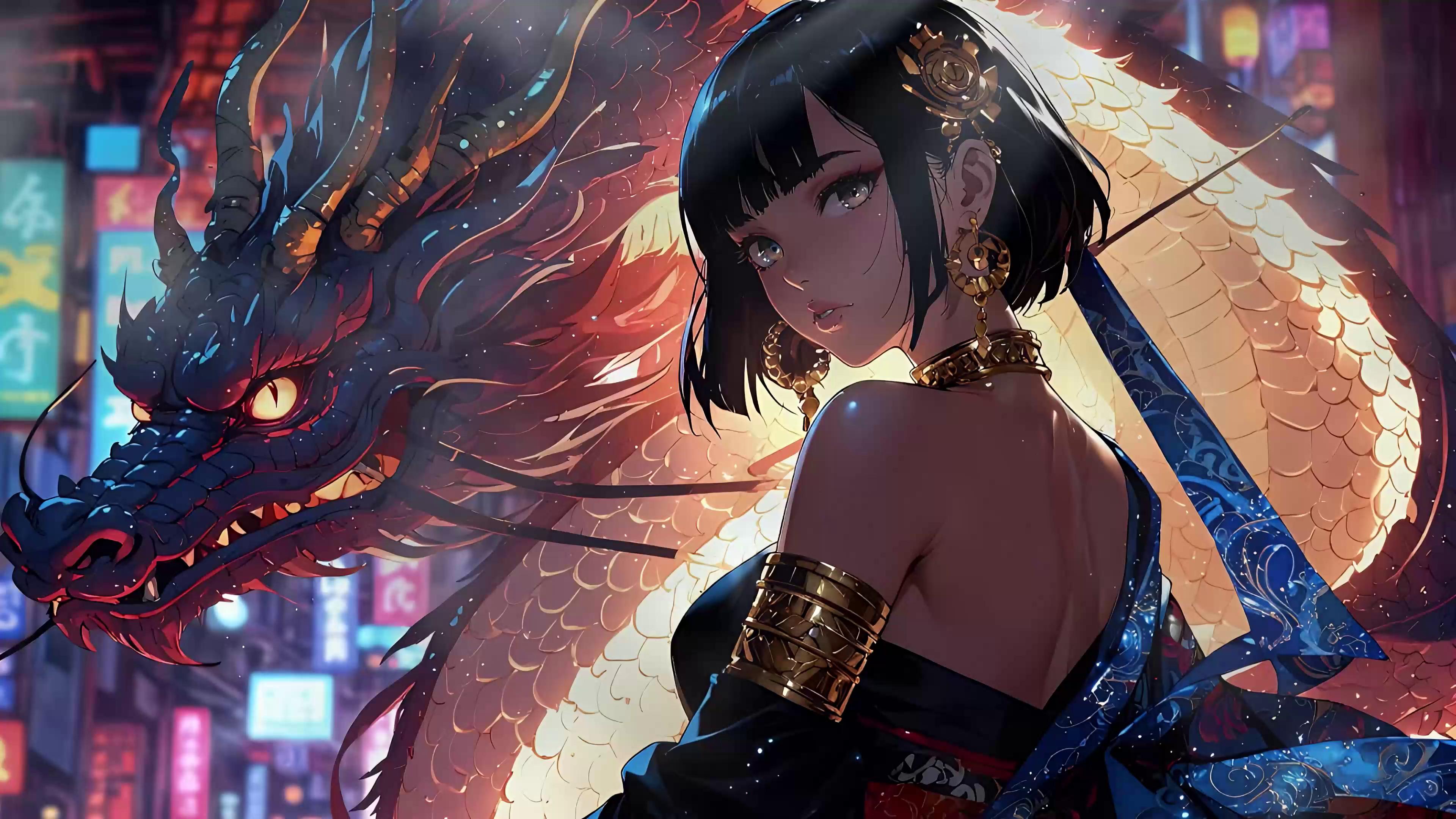 Dragon Goddess Live Wallpaper