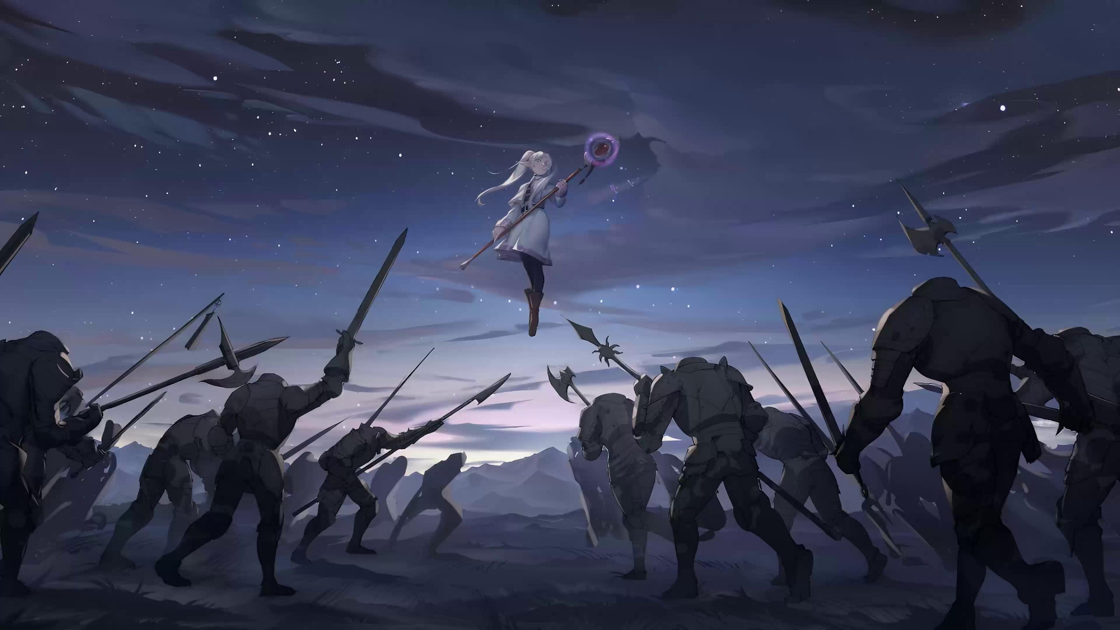 Frieren in Battle Live Wallpaper