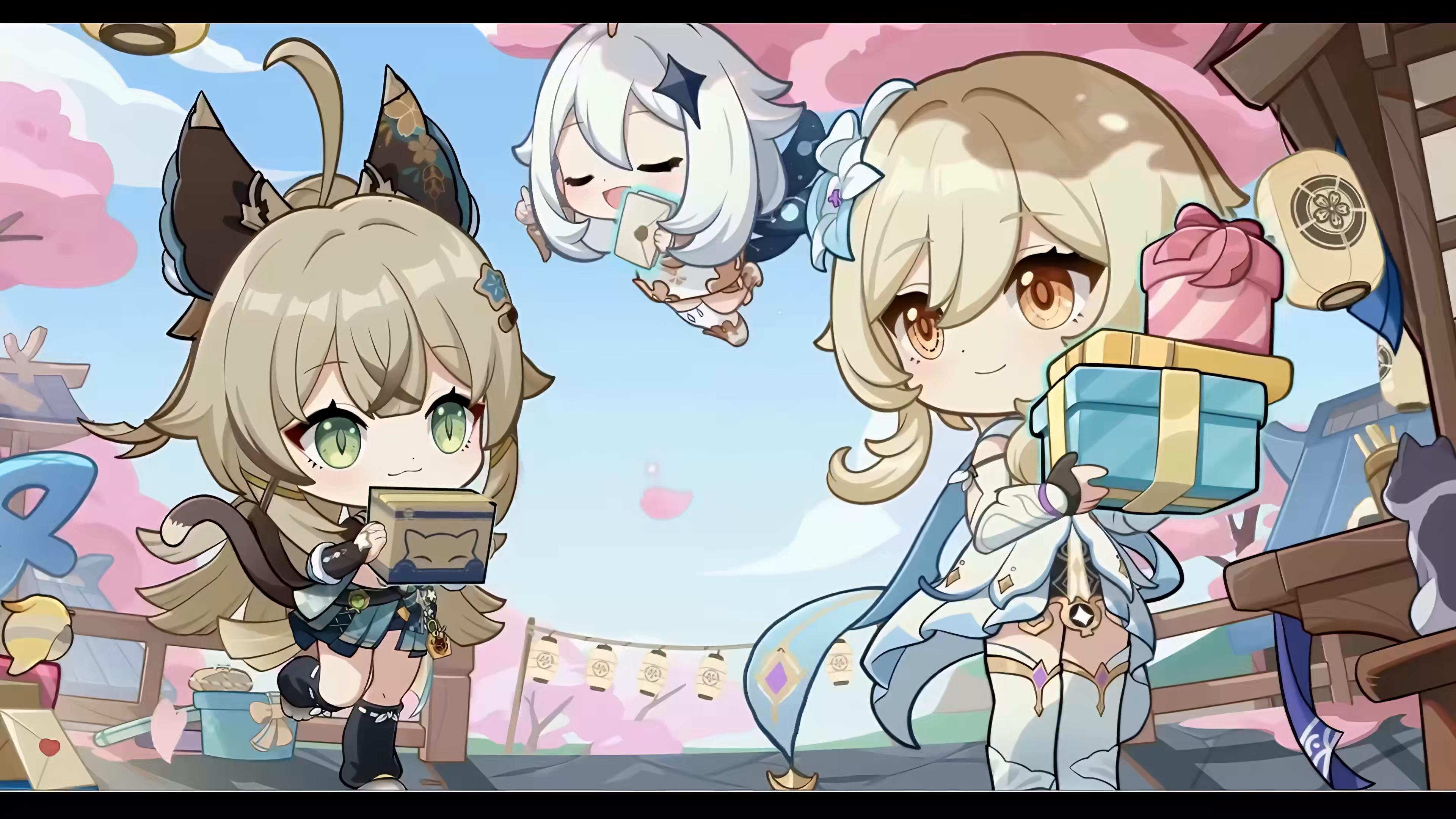 Teyvat's Special Delivery Live Wallpaper