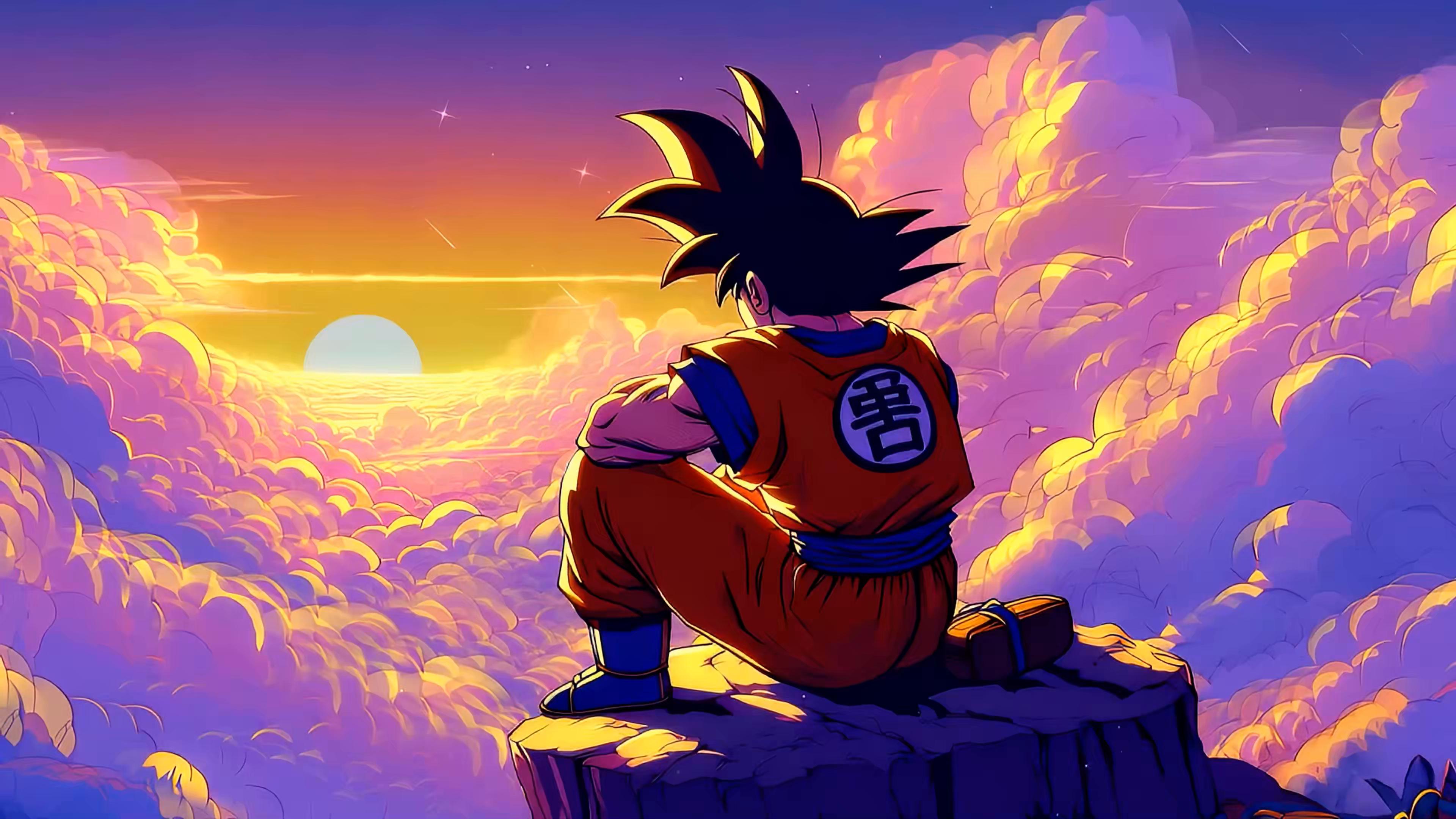Goku Sunset Mobile Live Wallpaper