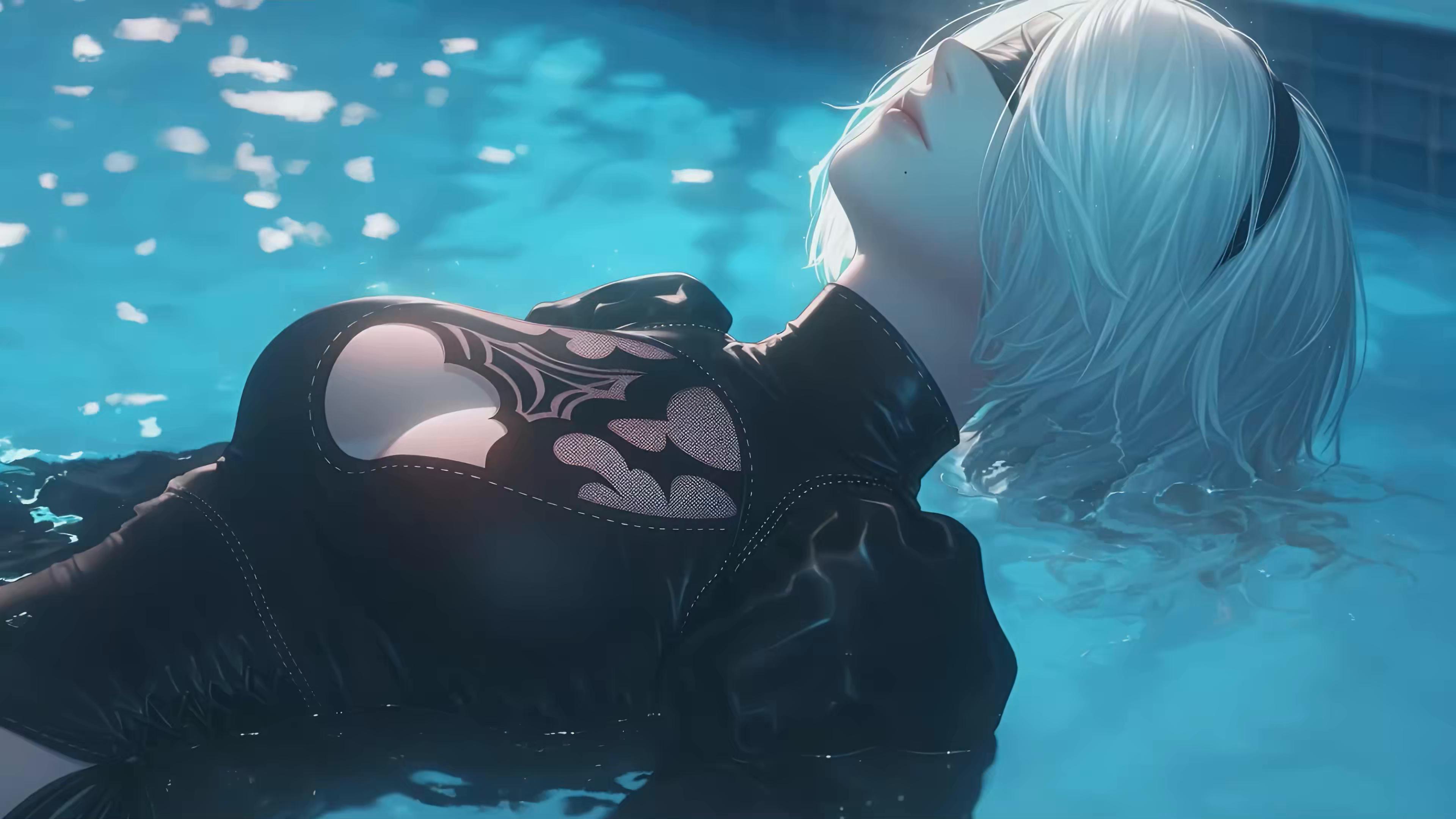 2B Calm Pool Momen Mobile Live Wallpaper