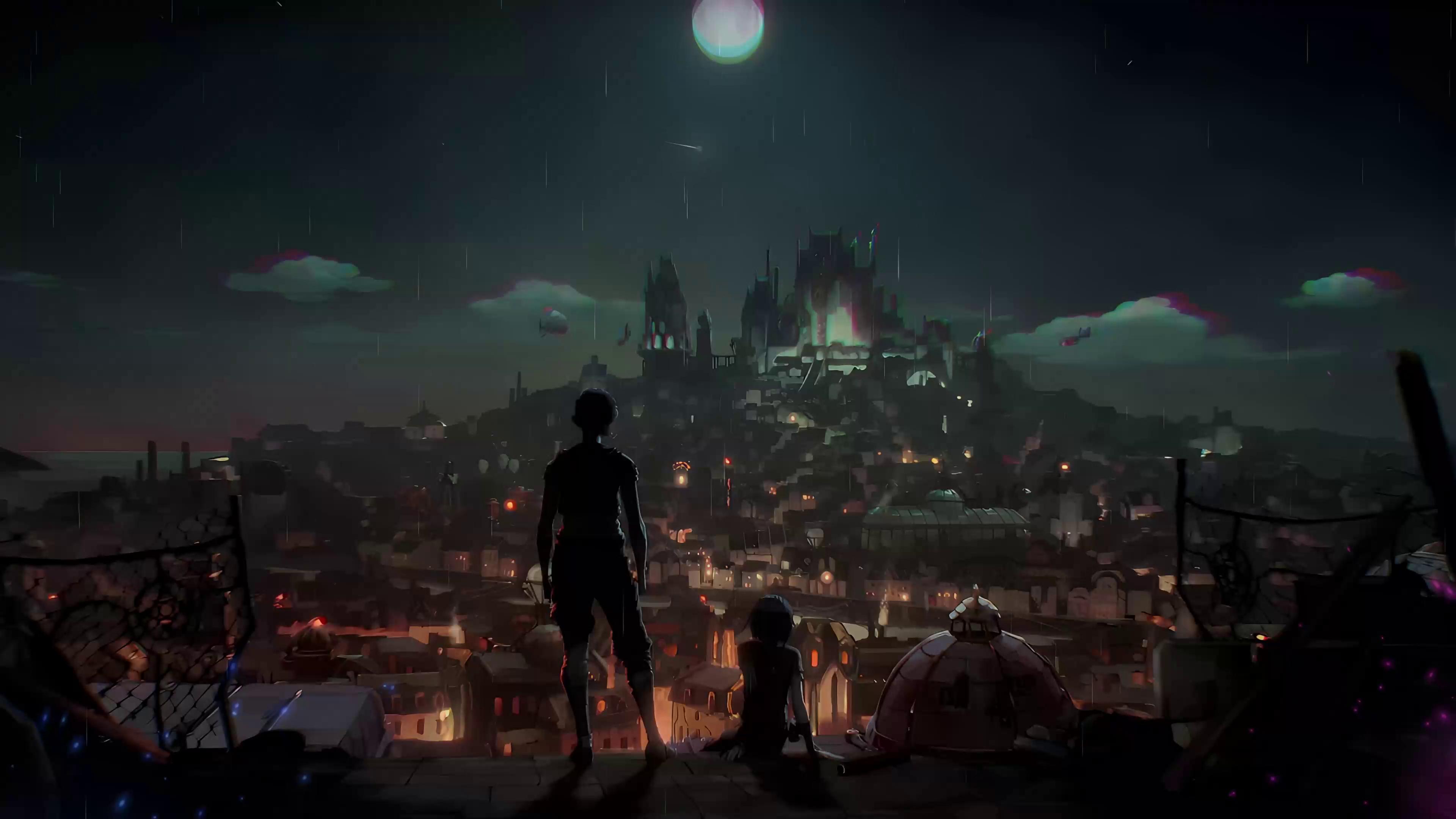 Night Piltover Live Wallpaper