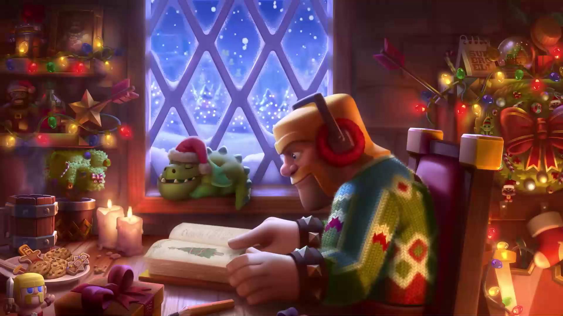 Clash of Clan Clashmas (Lofi) Mobile Live Wallpaper