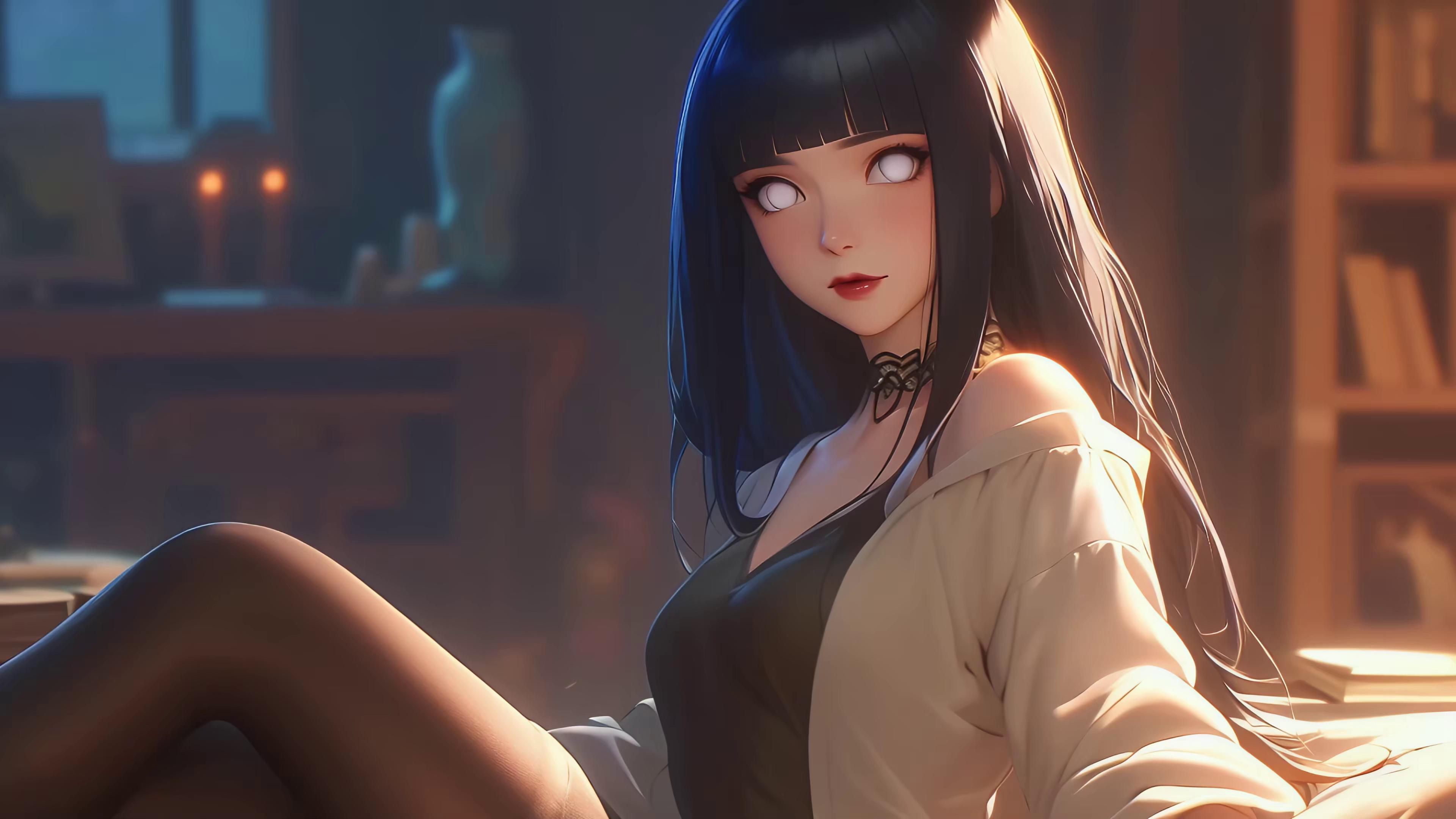 Hinata Hyugas Inner Light Live Wallpaper