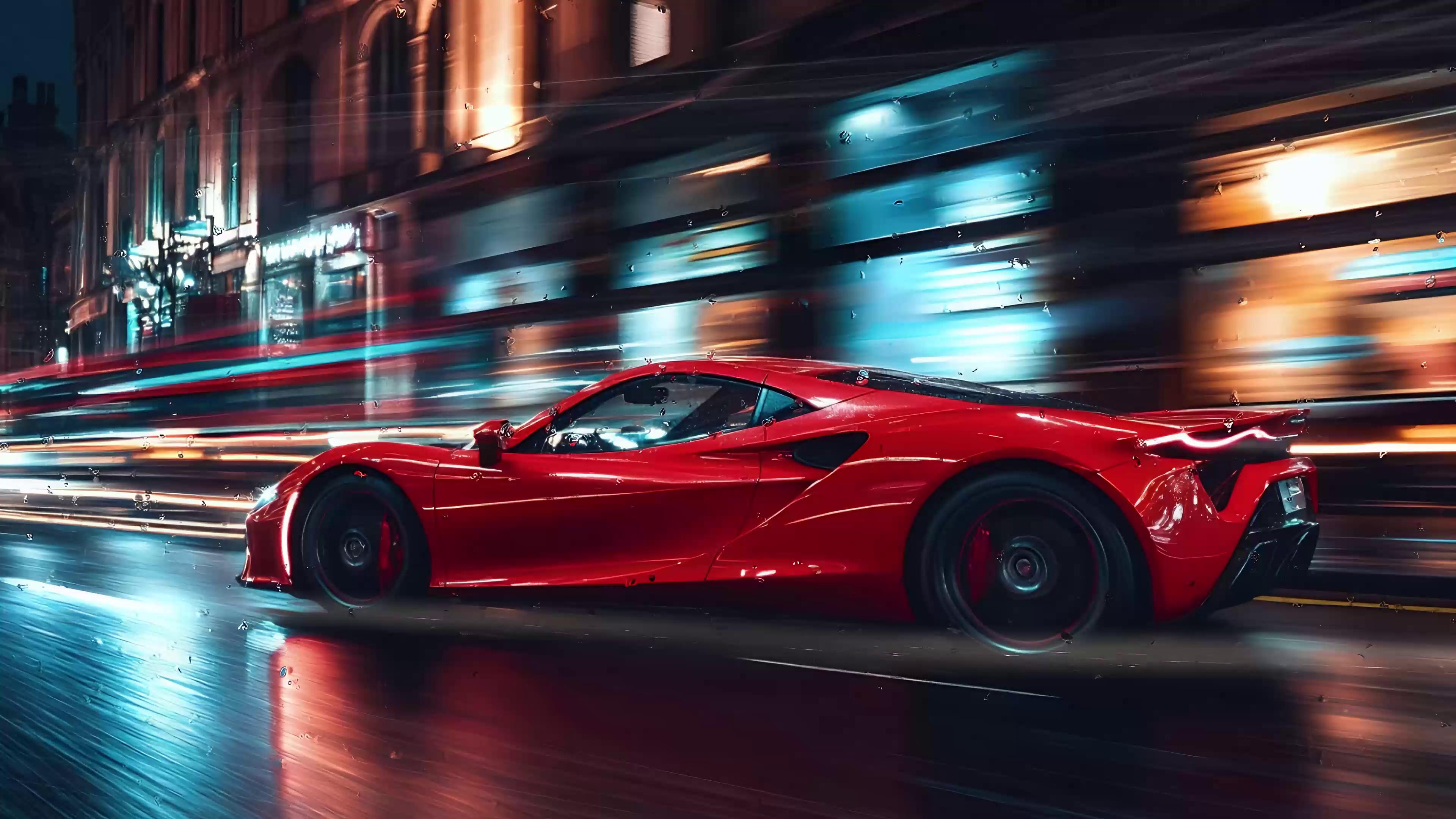 Lotus Emira at Night Live Wallpaper