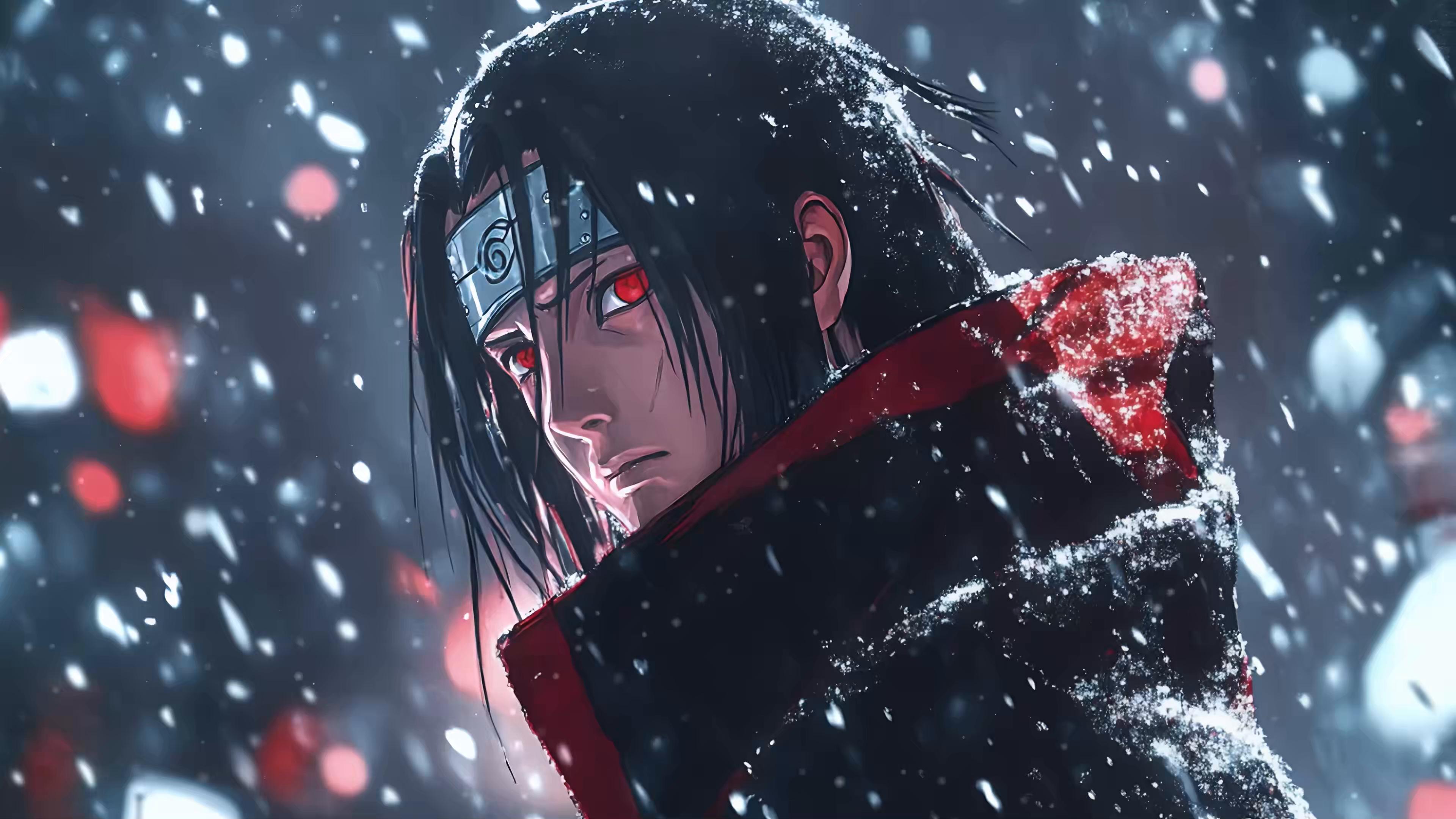 Itachi Uchiha Winter Mobile Live Wallpaper