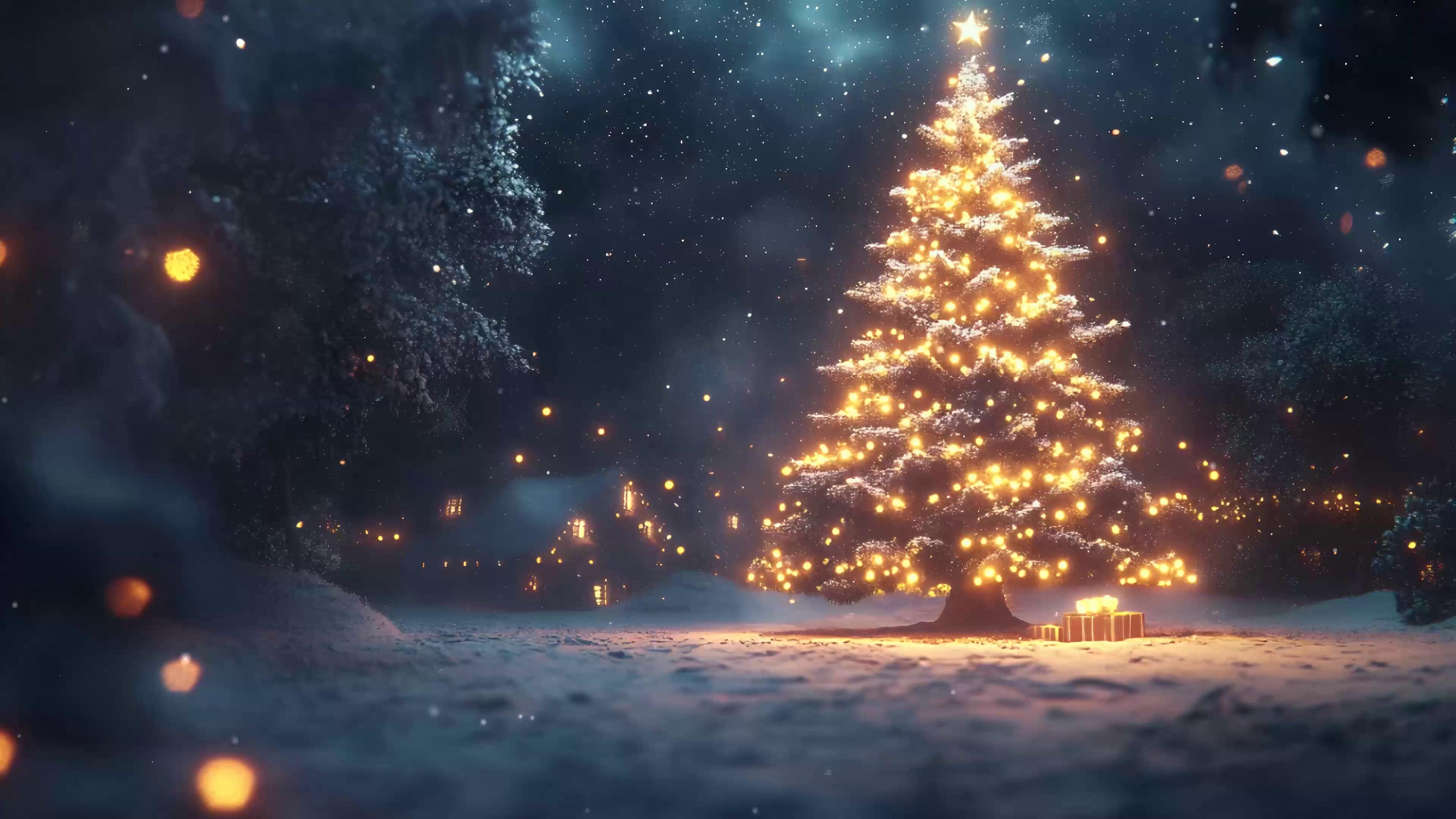 Live Desktop Backgrounds Christmas Tree Christmas Night Live Wallpaper