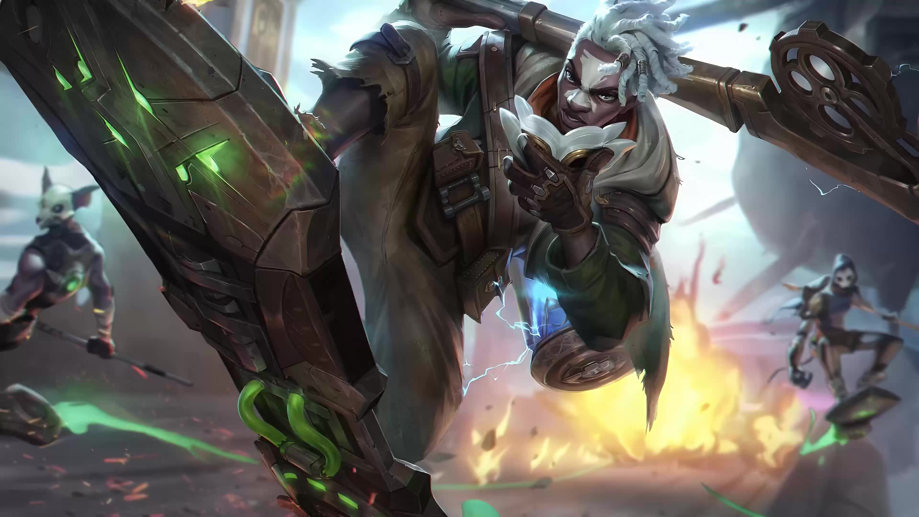 Firelight Ekko (Arcane) Live Wallpaper