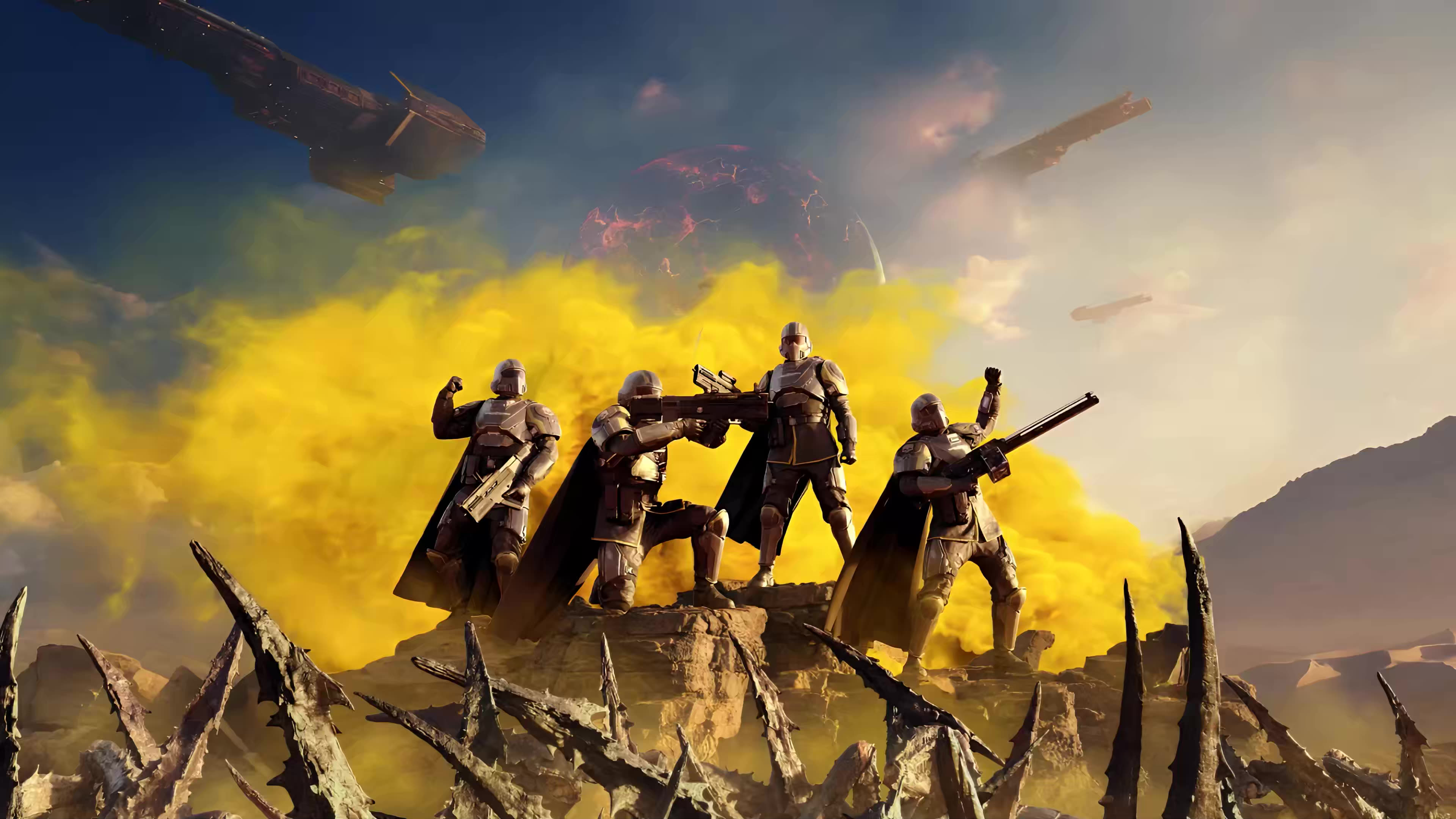 Helldivers 2 Galactic Crusade Live Wallpaper