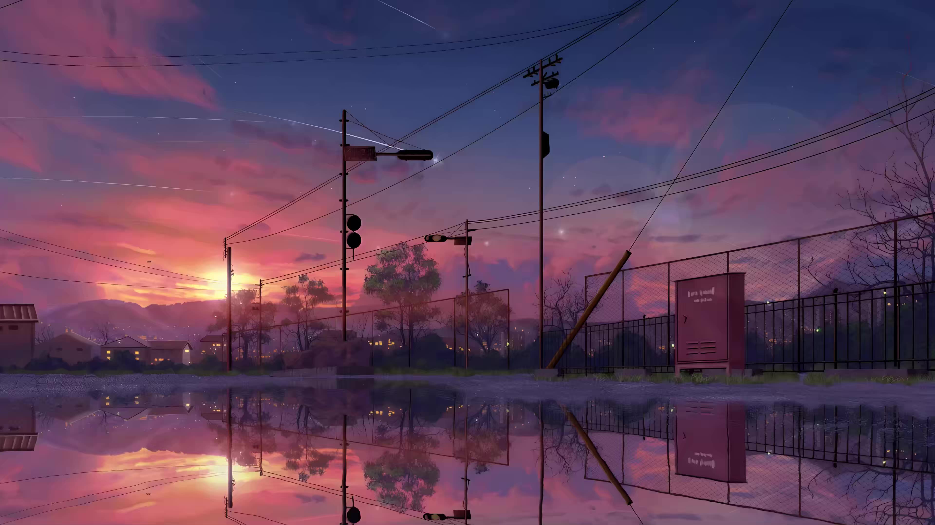 Meteors at Dawn Live Wallpaper