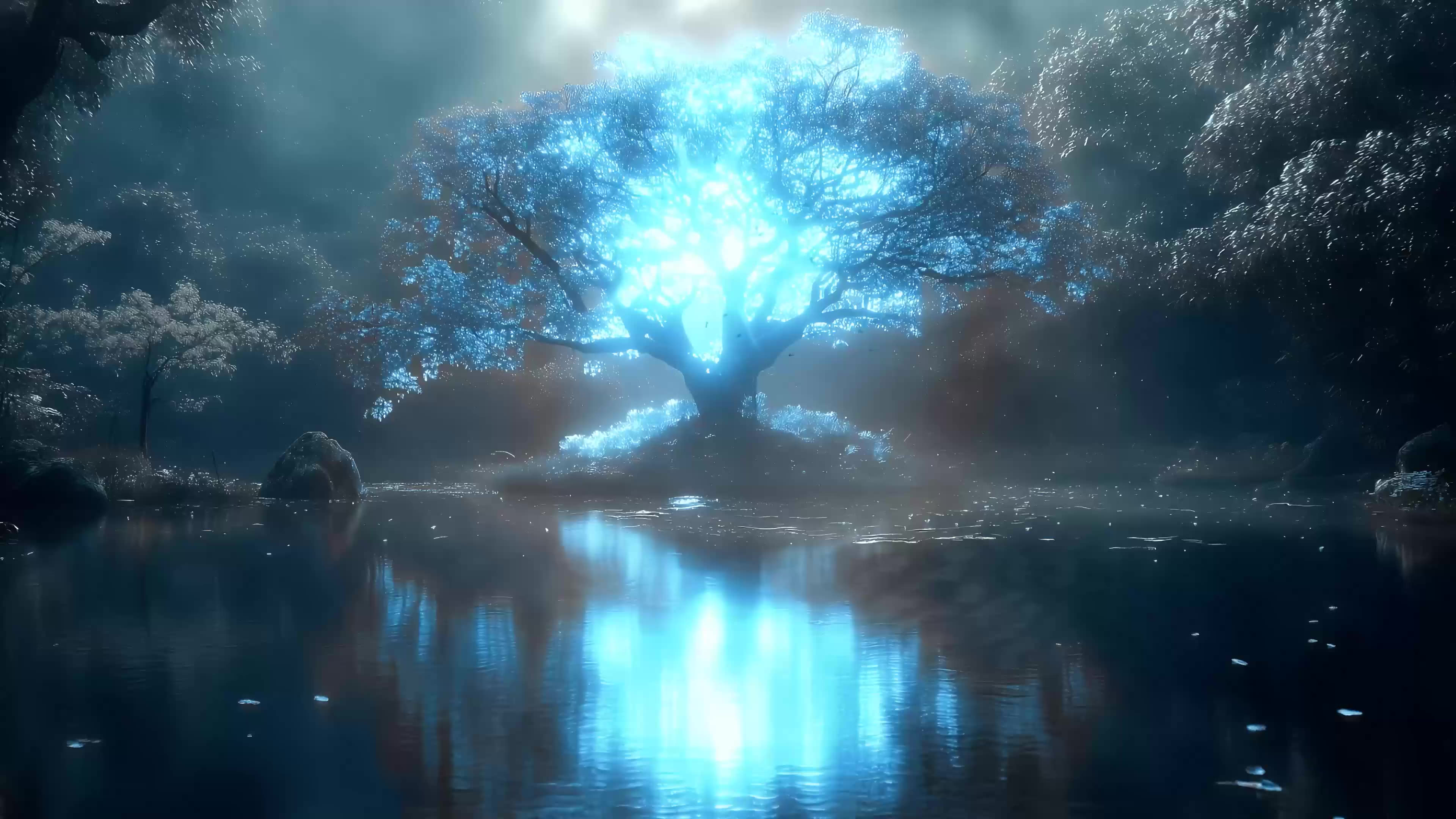 Moonlight Tree Live Wallpaper