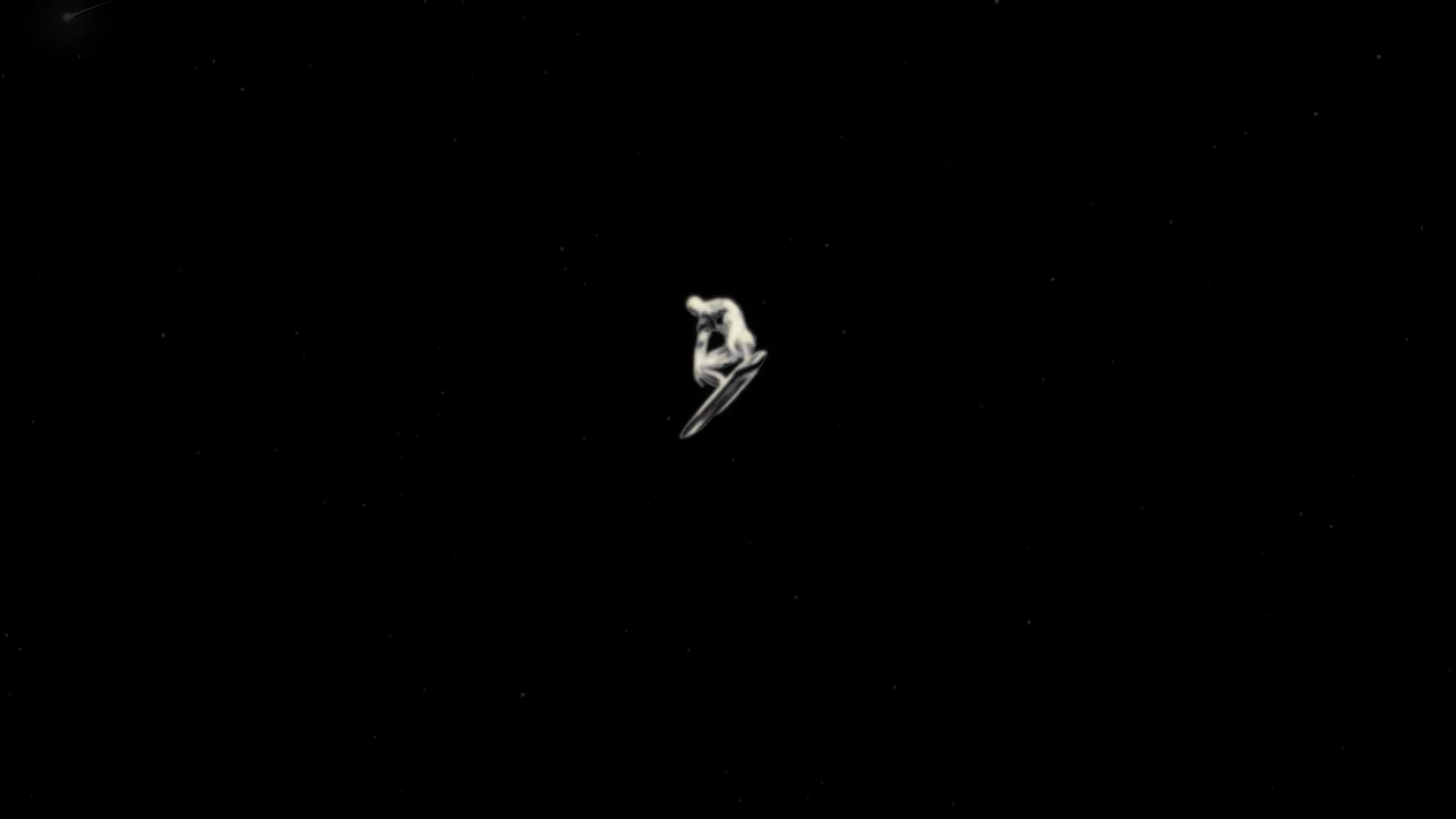 Silver Surfer in Space Mobile Live Wallpaper