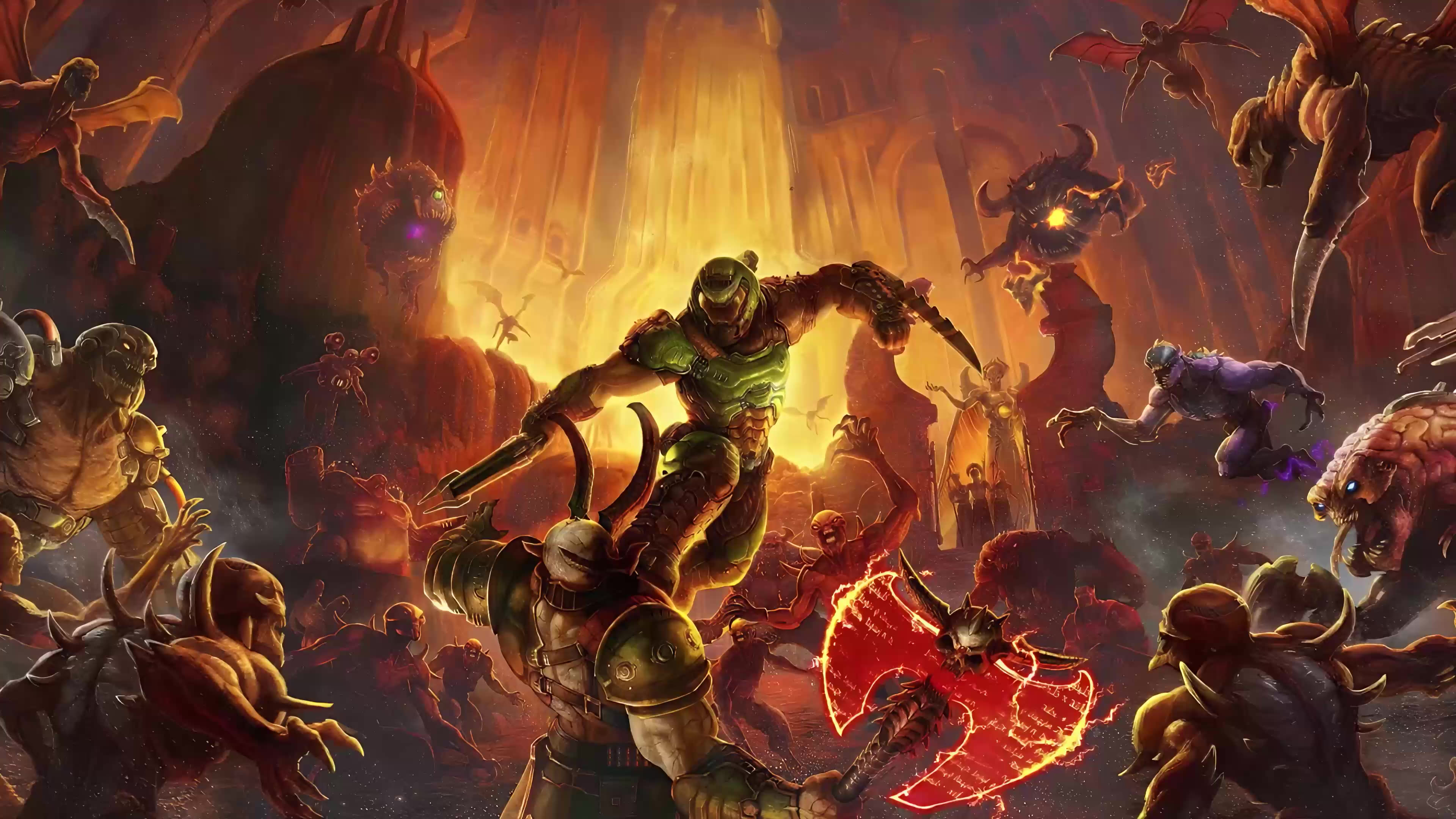 Doom Eternal Battlegrounds Live Wallpaper