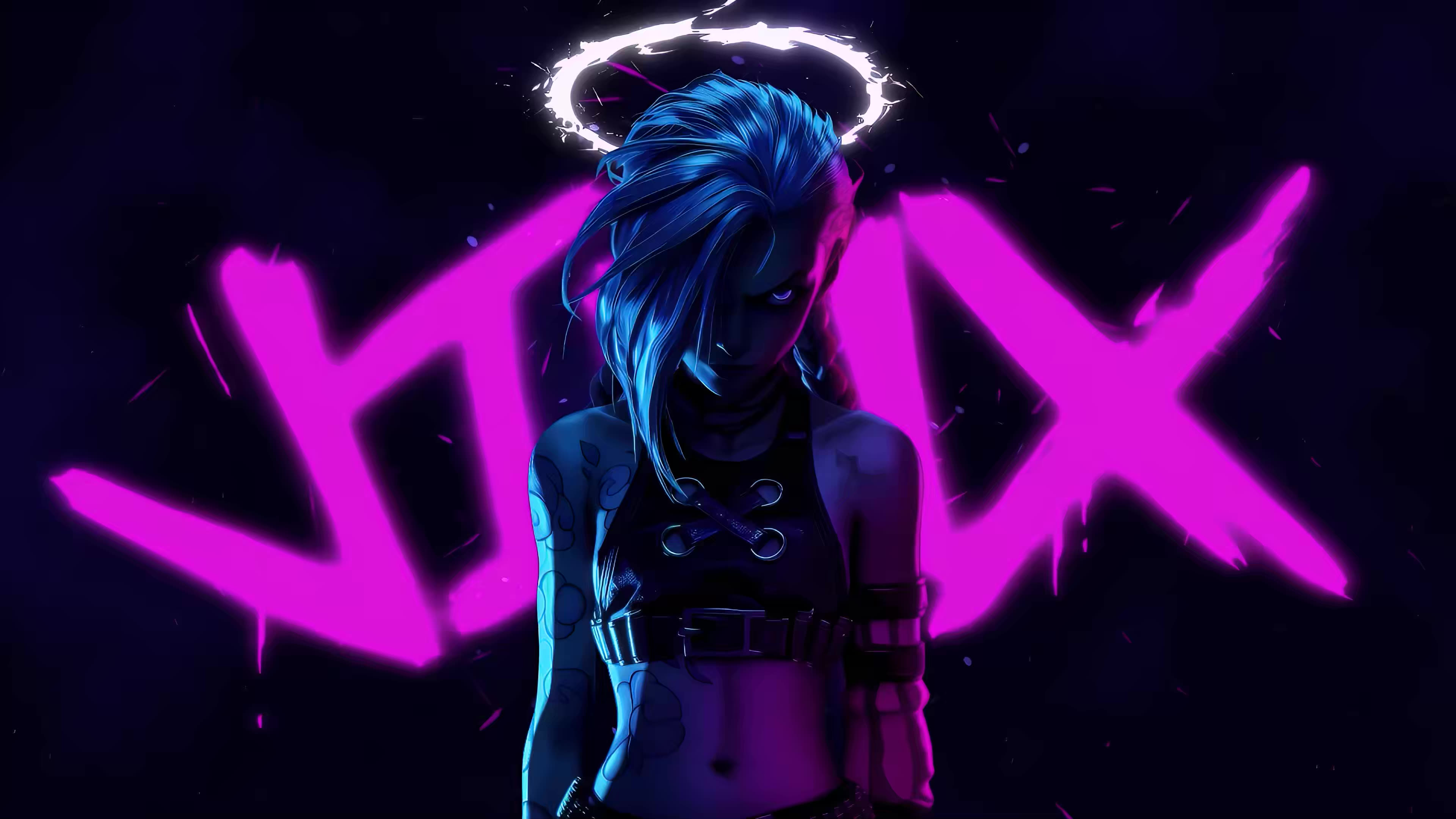 Neon Jinx (Arcane) Live Wallpaper