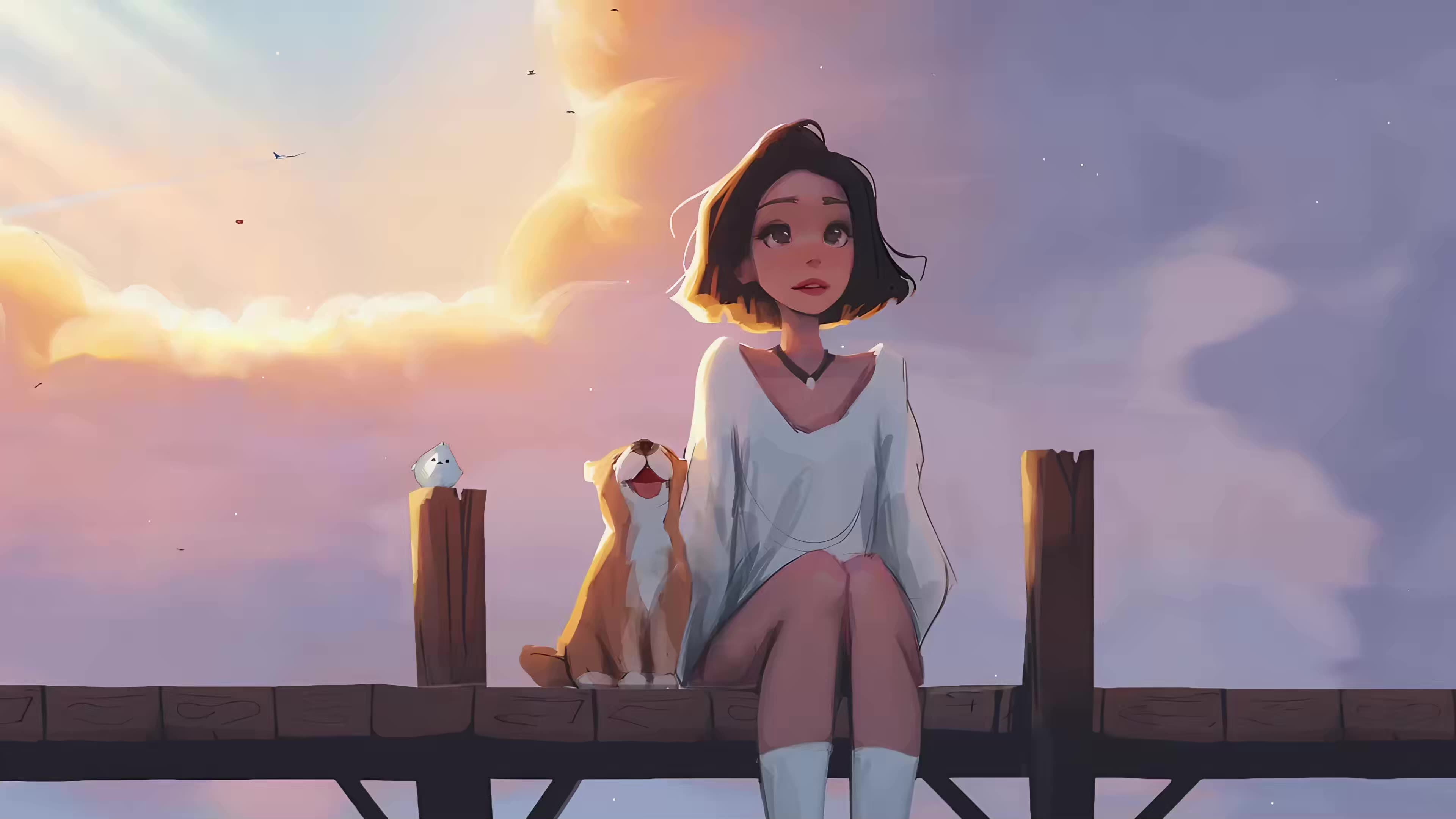 Quiet Moment on the Pier Live Wallpaper