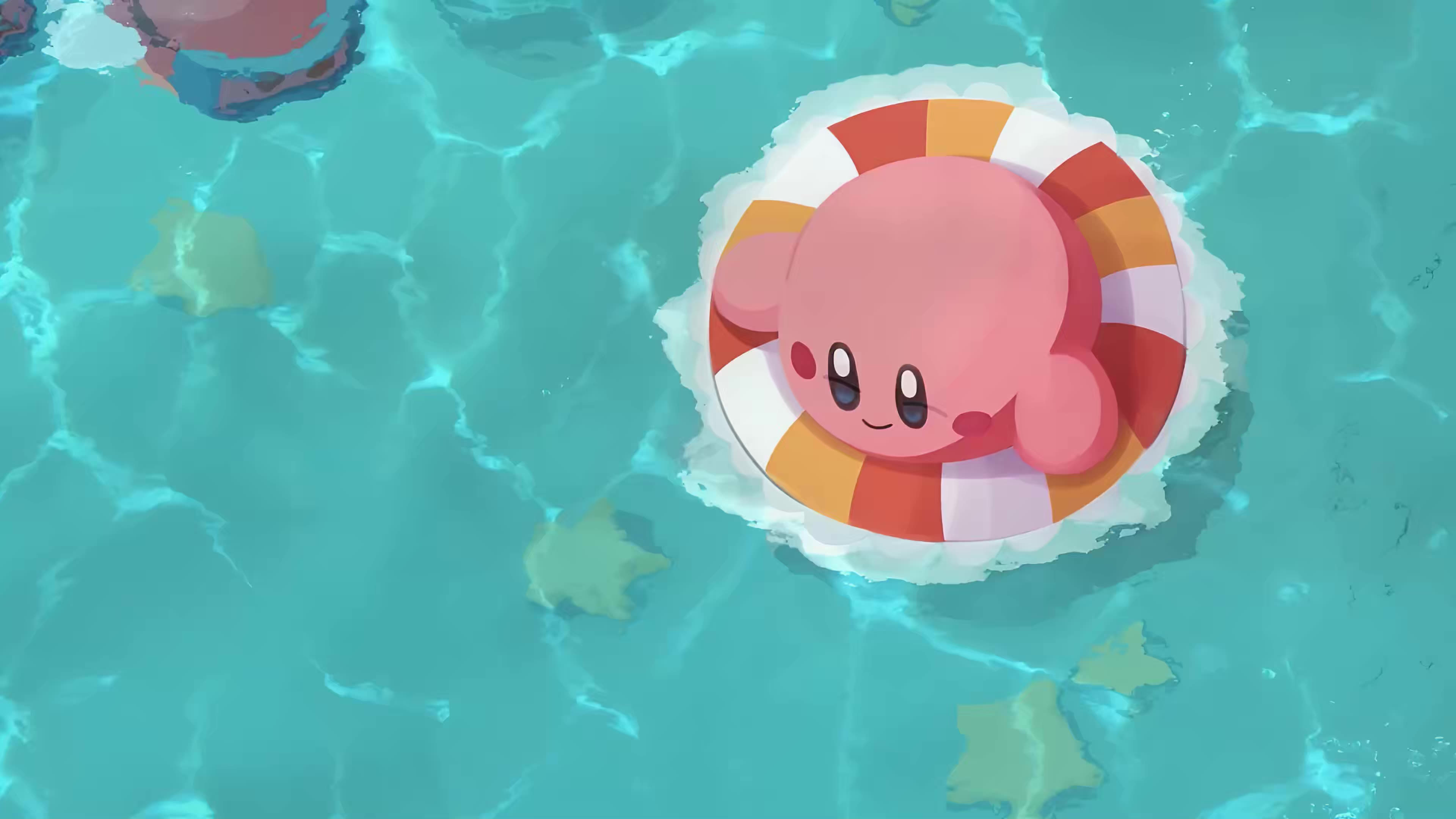 Swimming Kirby Live Wallpaper