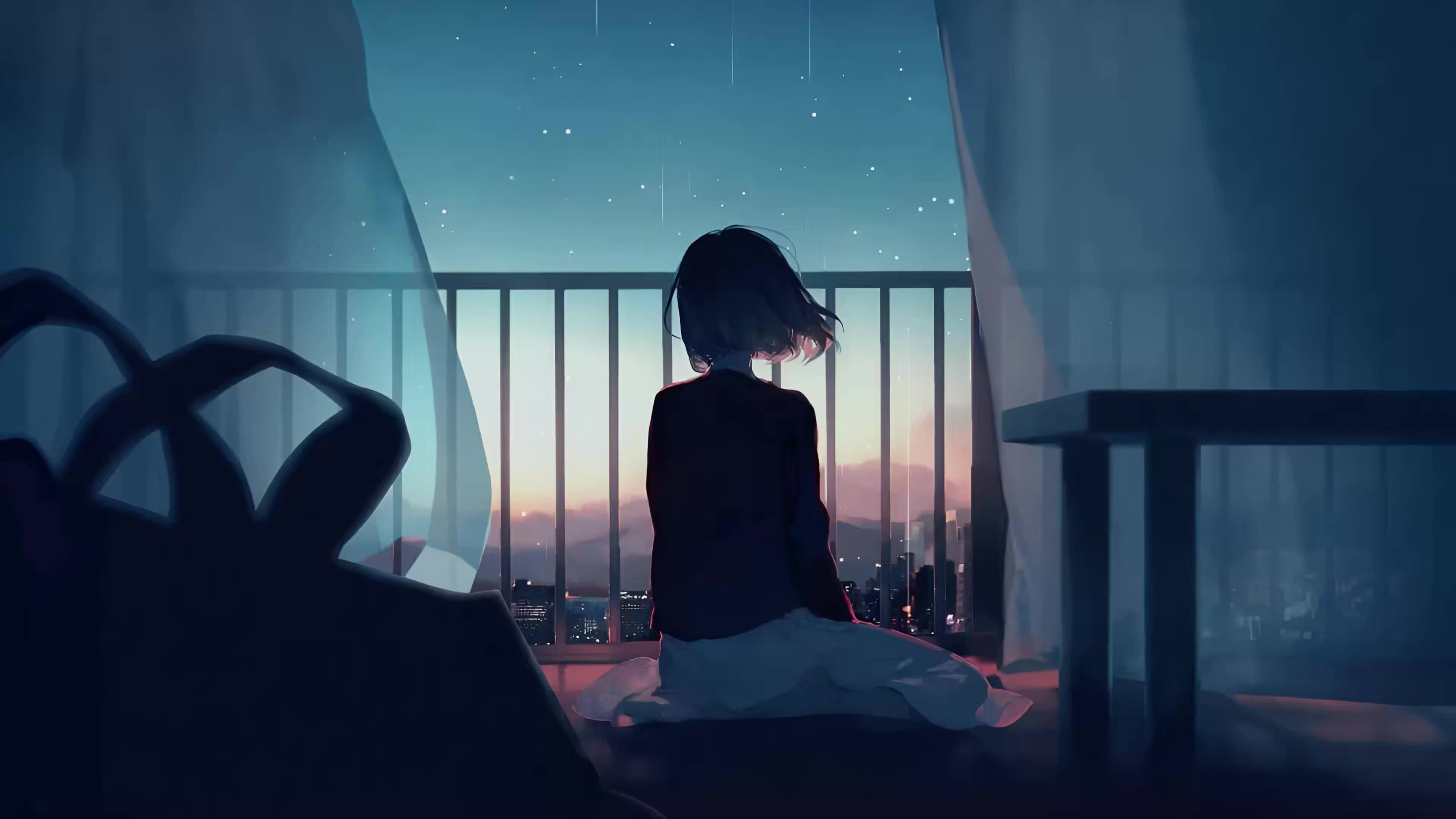 Alone in Evening Stillness Mobile Live Wallpaper