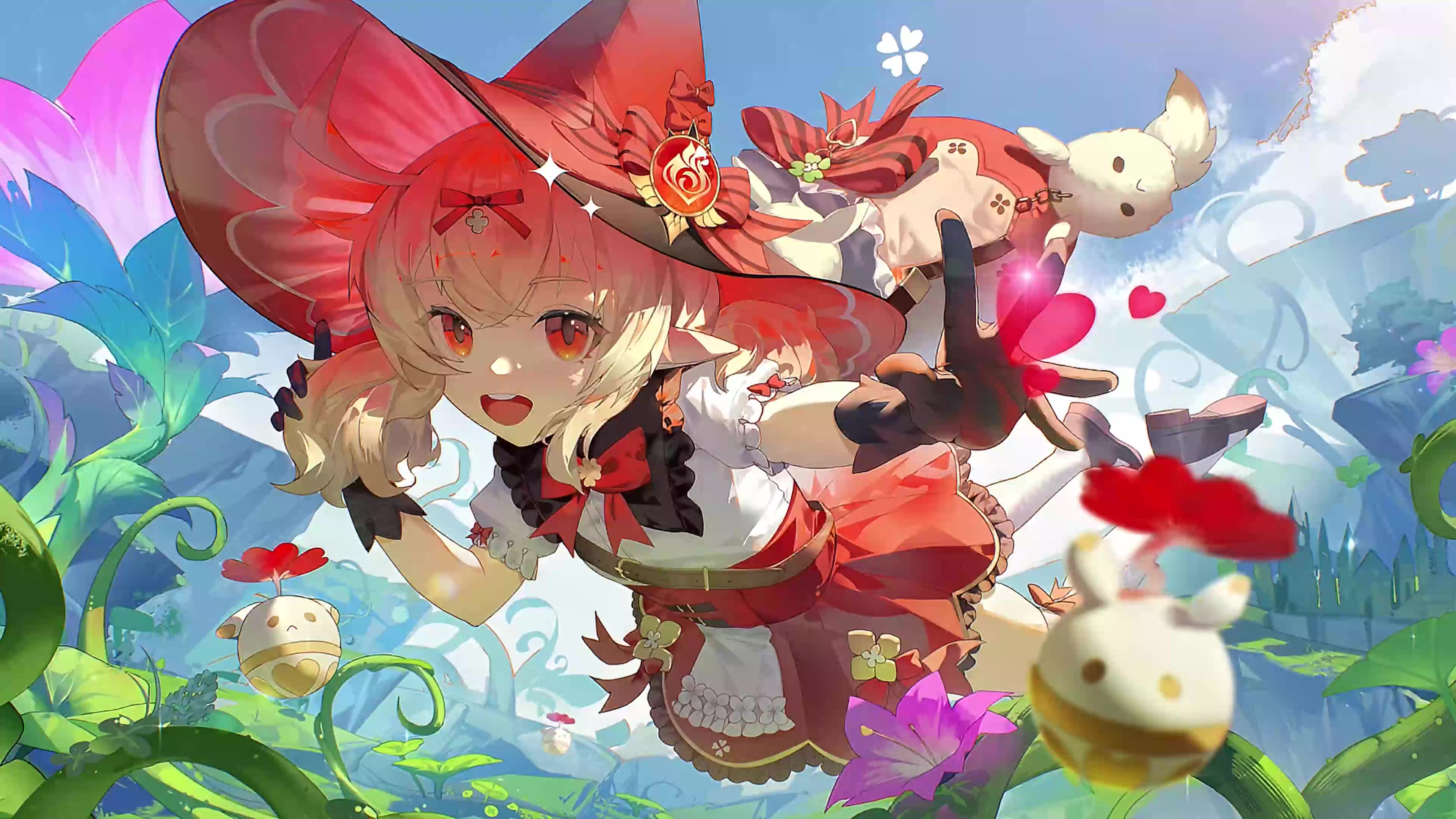 Klee’s Bright Boom Day Live Wallpaper