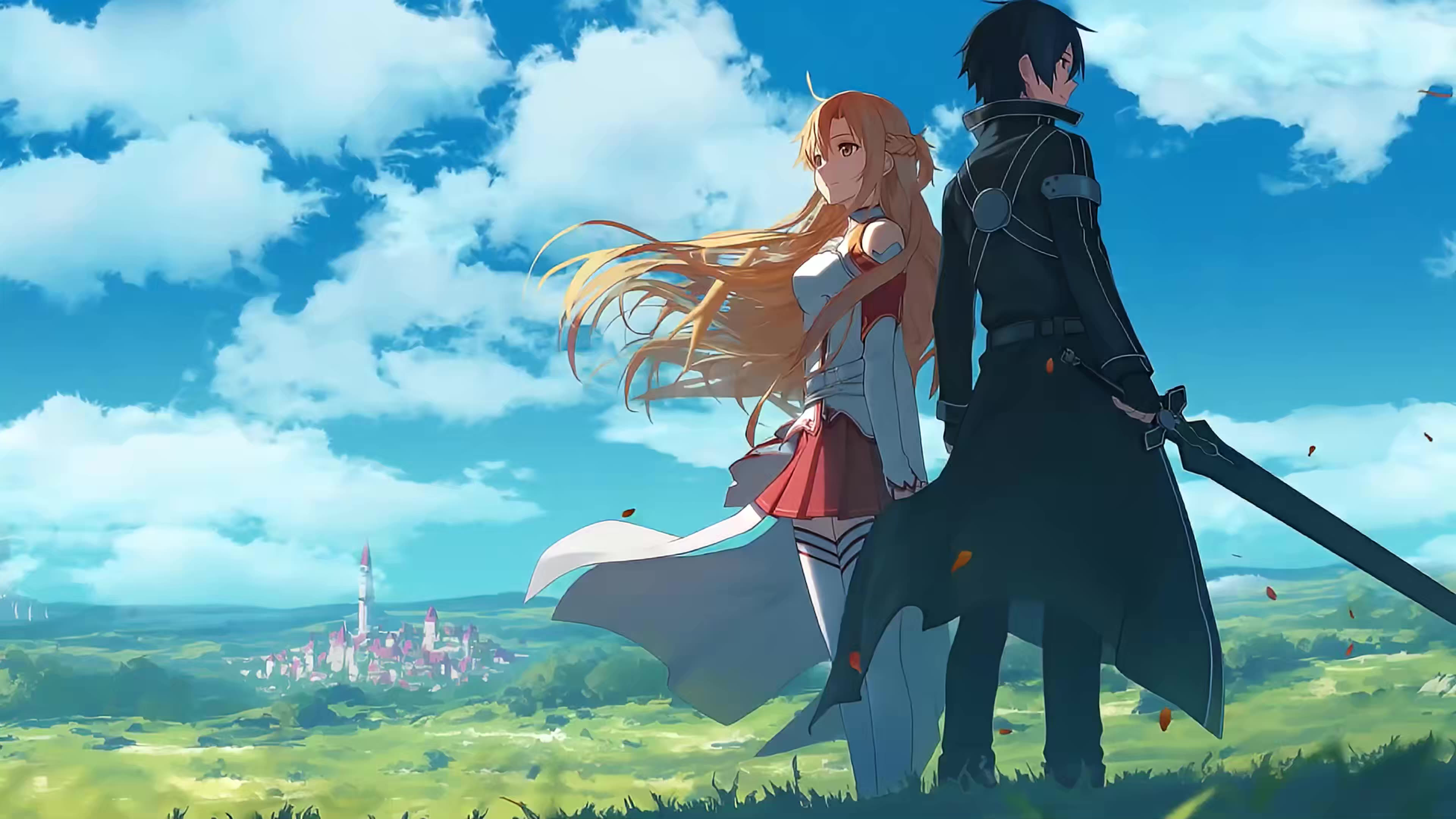 Kirito & Asuna (Sword Art Online) Mobile Live Wallpaper