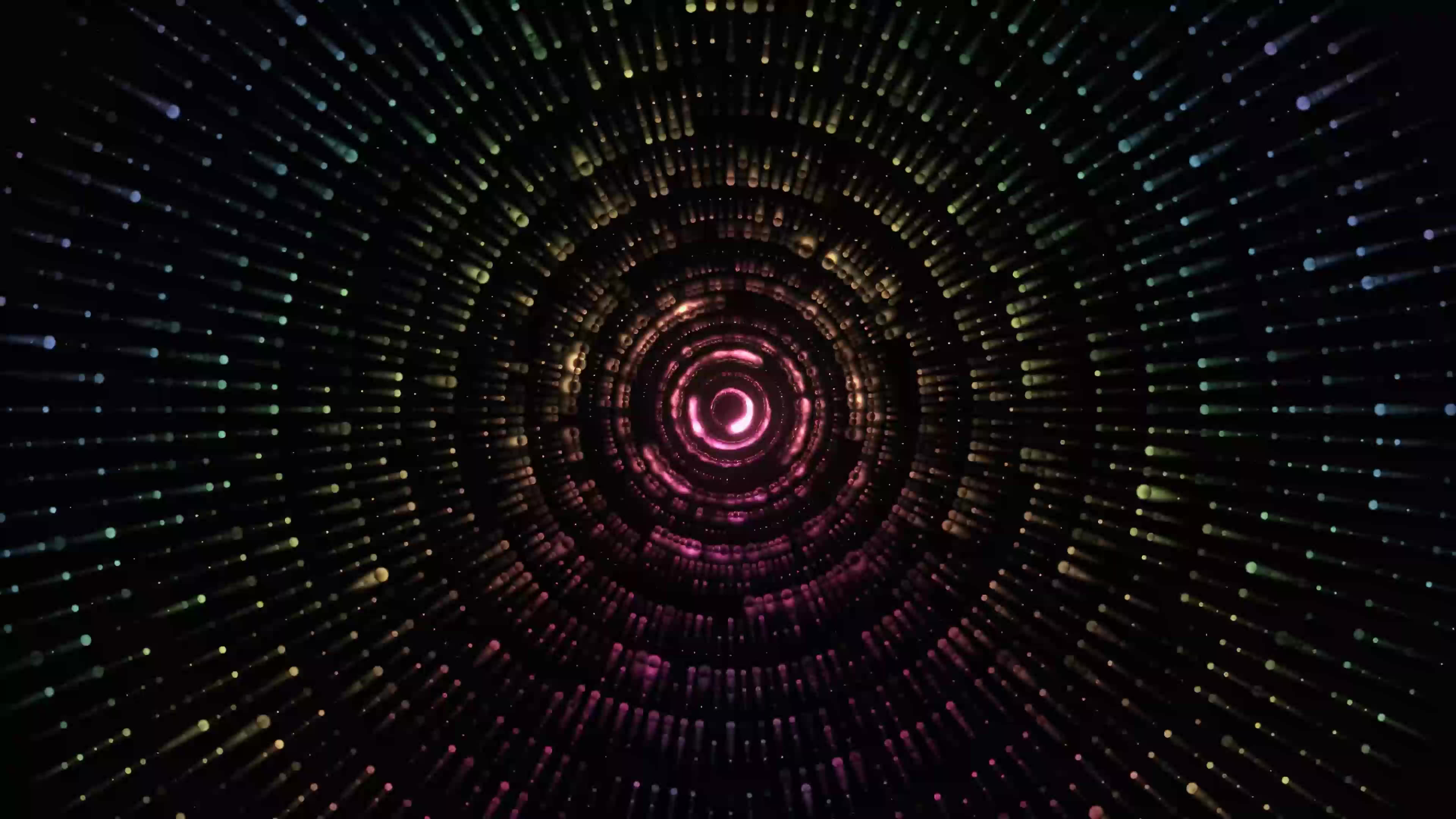 Circular Matrix Live Wallpaper
