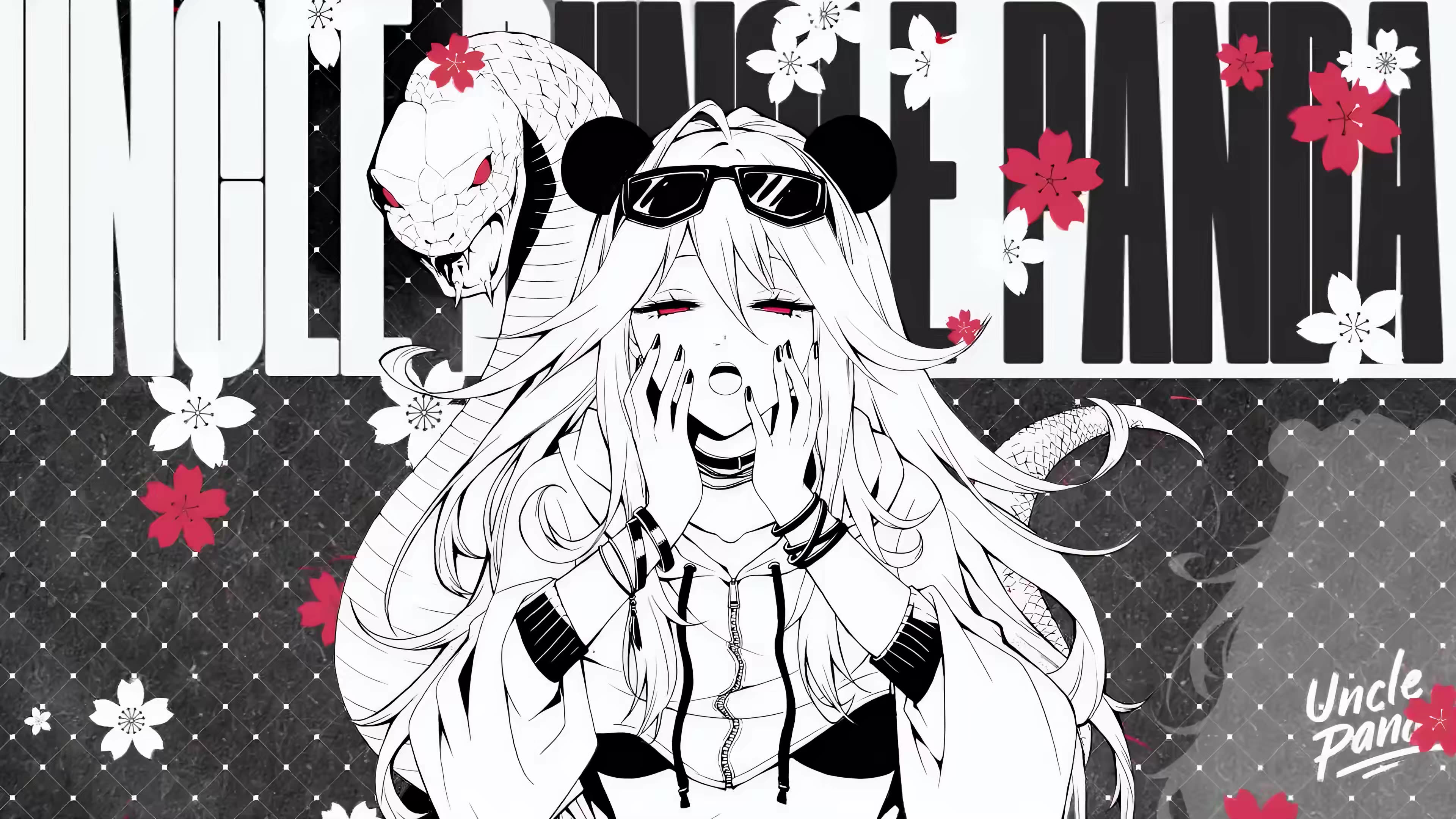 Uncle Panda Glass Mousepad Live Wallpaper