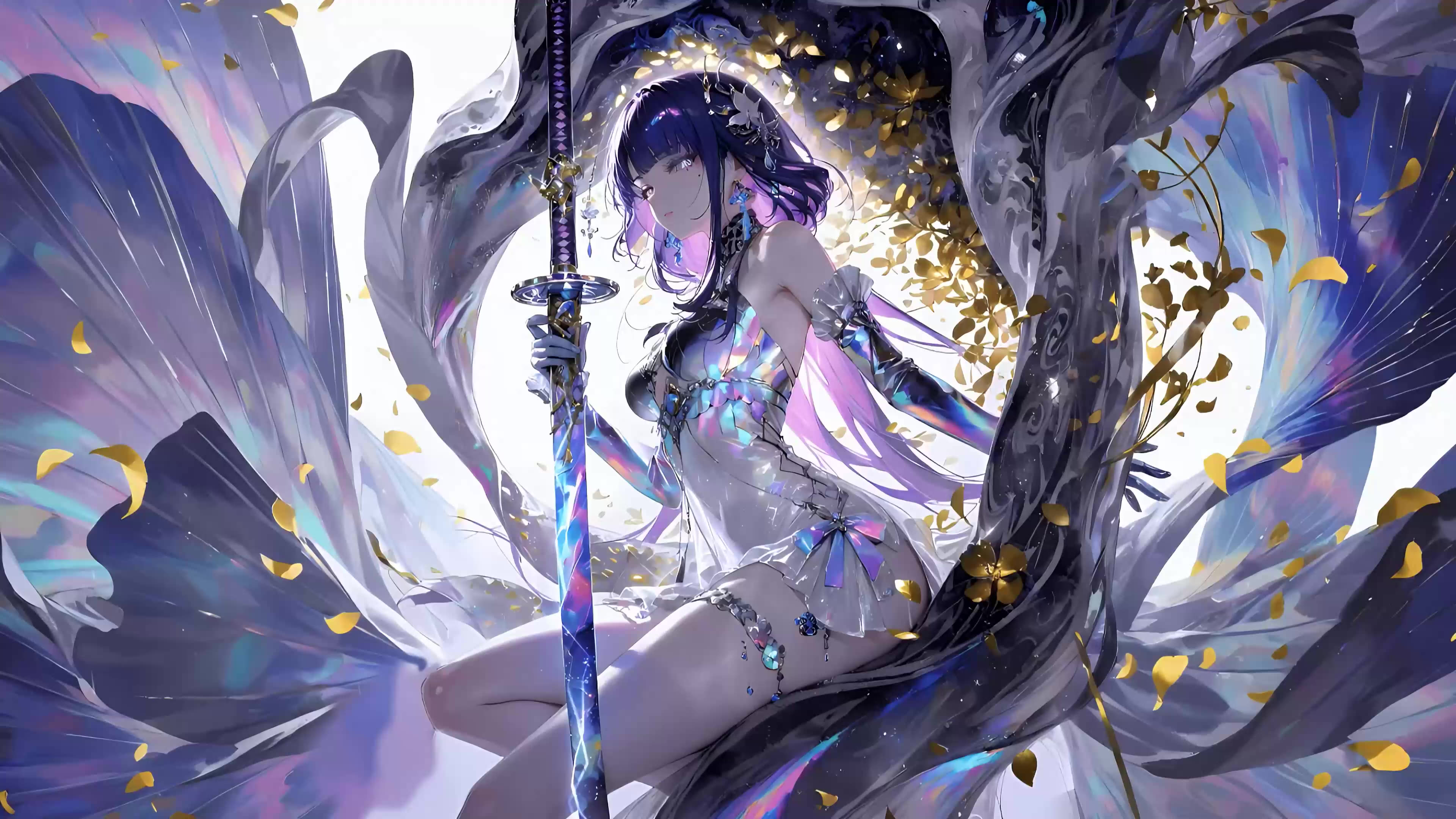 Blade of Blooming Light Live Wallpaper