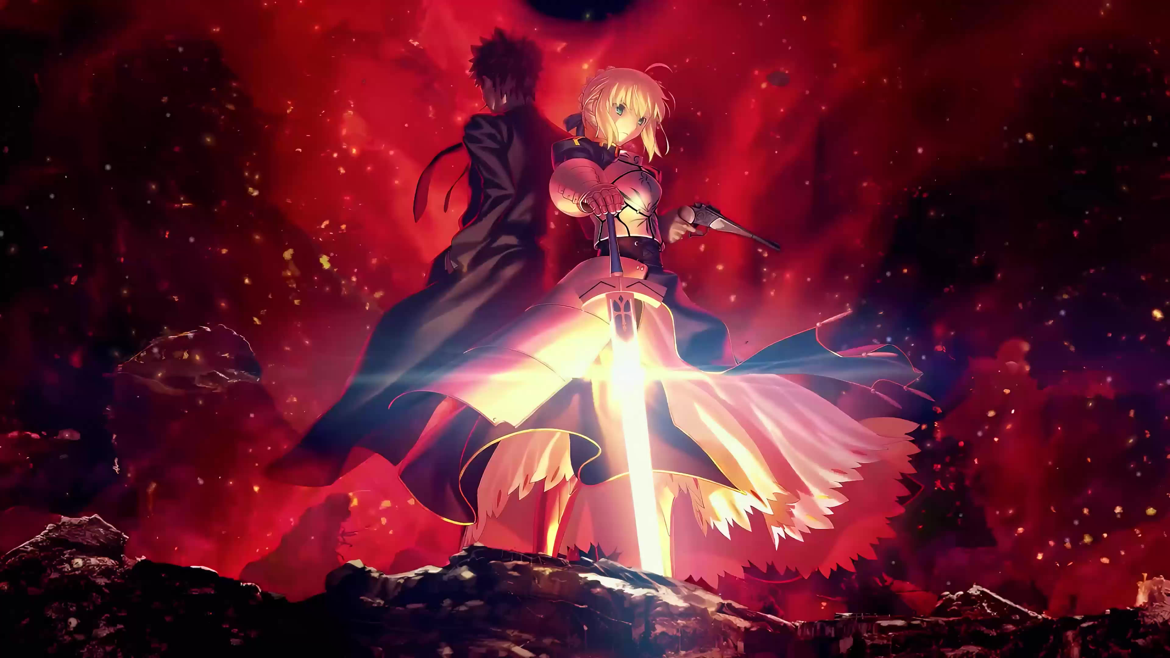 Saber and Kiritsugu (Fate Zero) Live Wallpaper