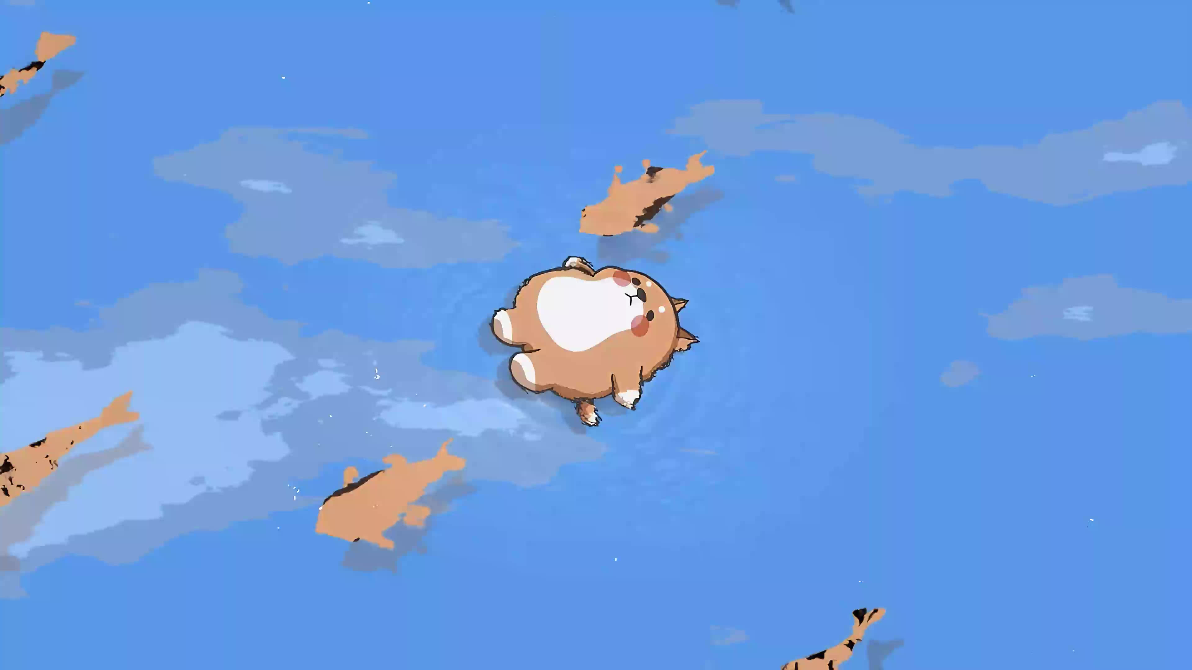 Floating Dog Live Wallpaper