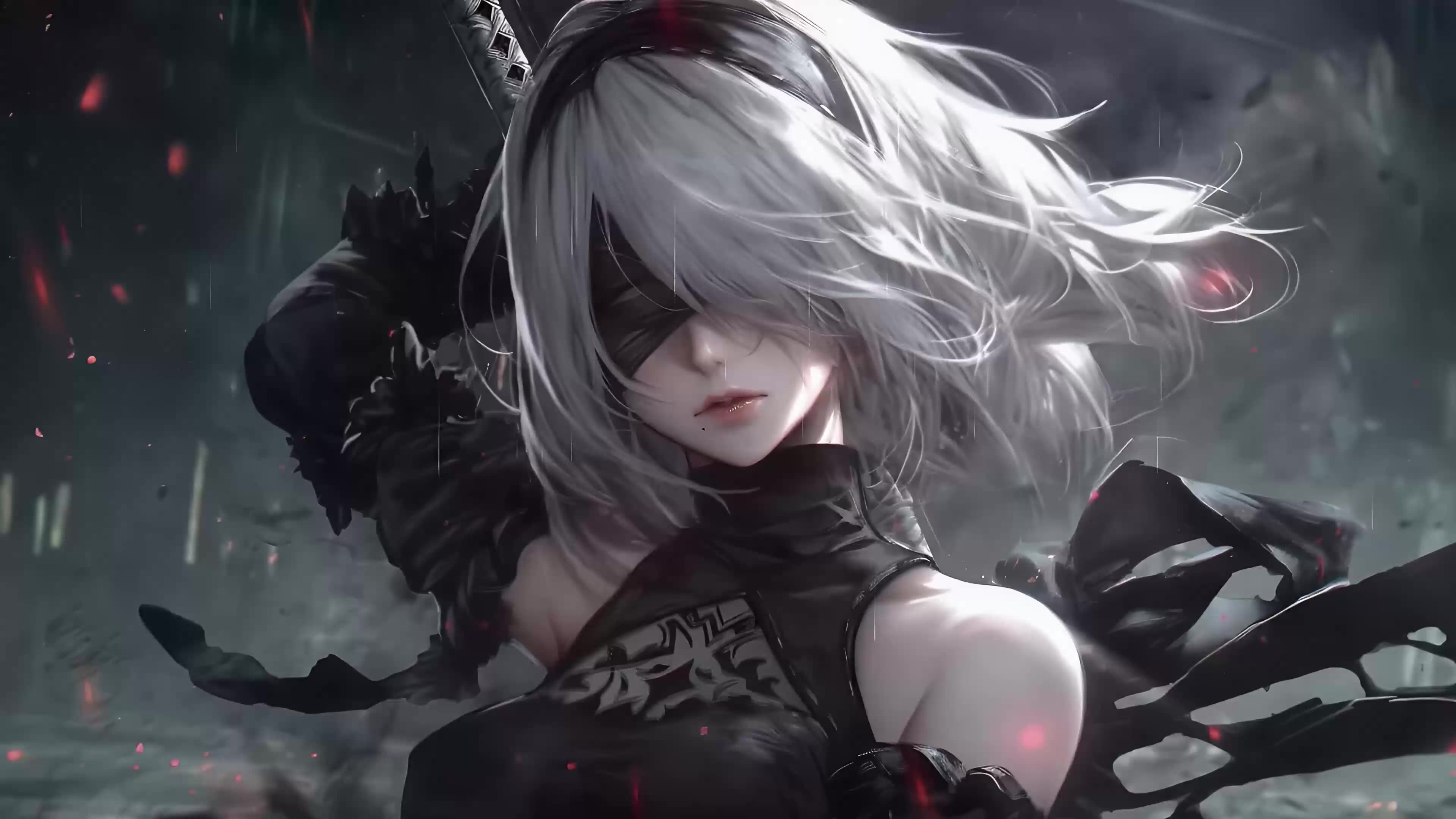 YoRHa Protocol: 2B Live Wallpaper