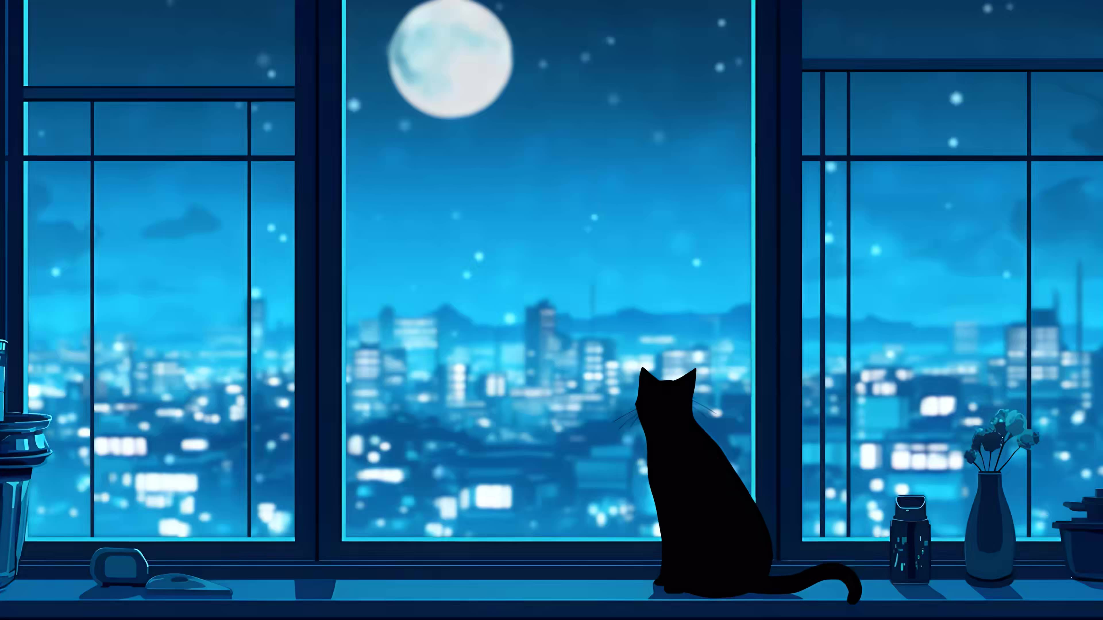 Moonlit Solitude Mobile Live Wallpaper