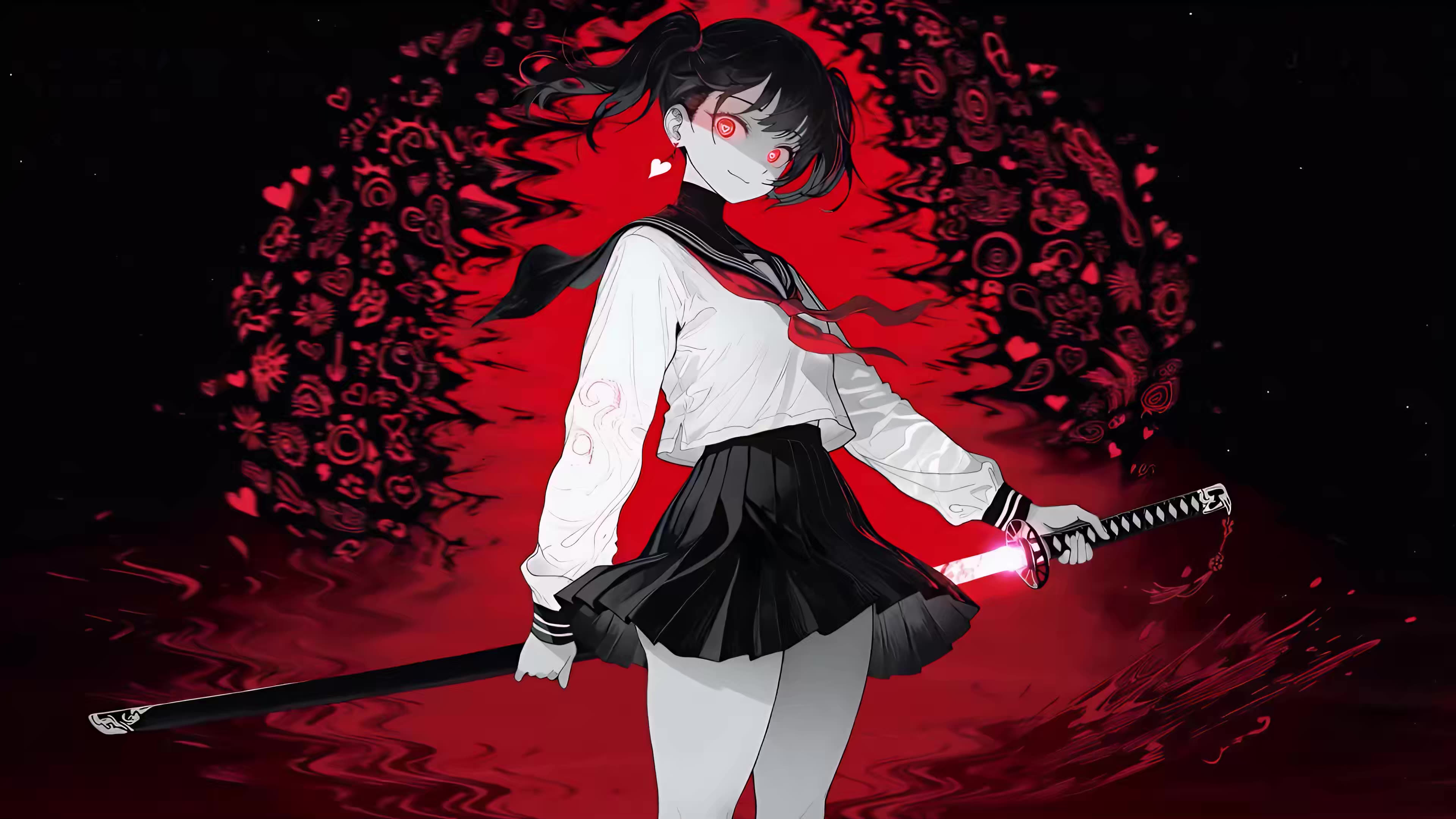 Bloodlit Blade Live Wallpaper