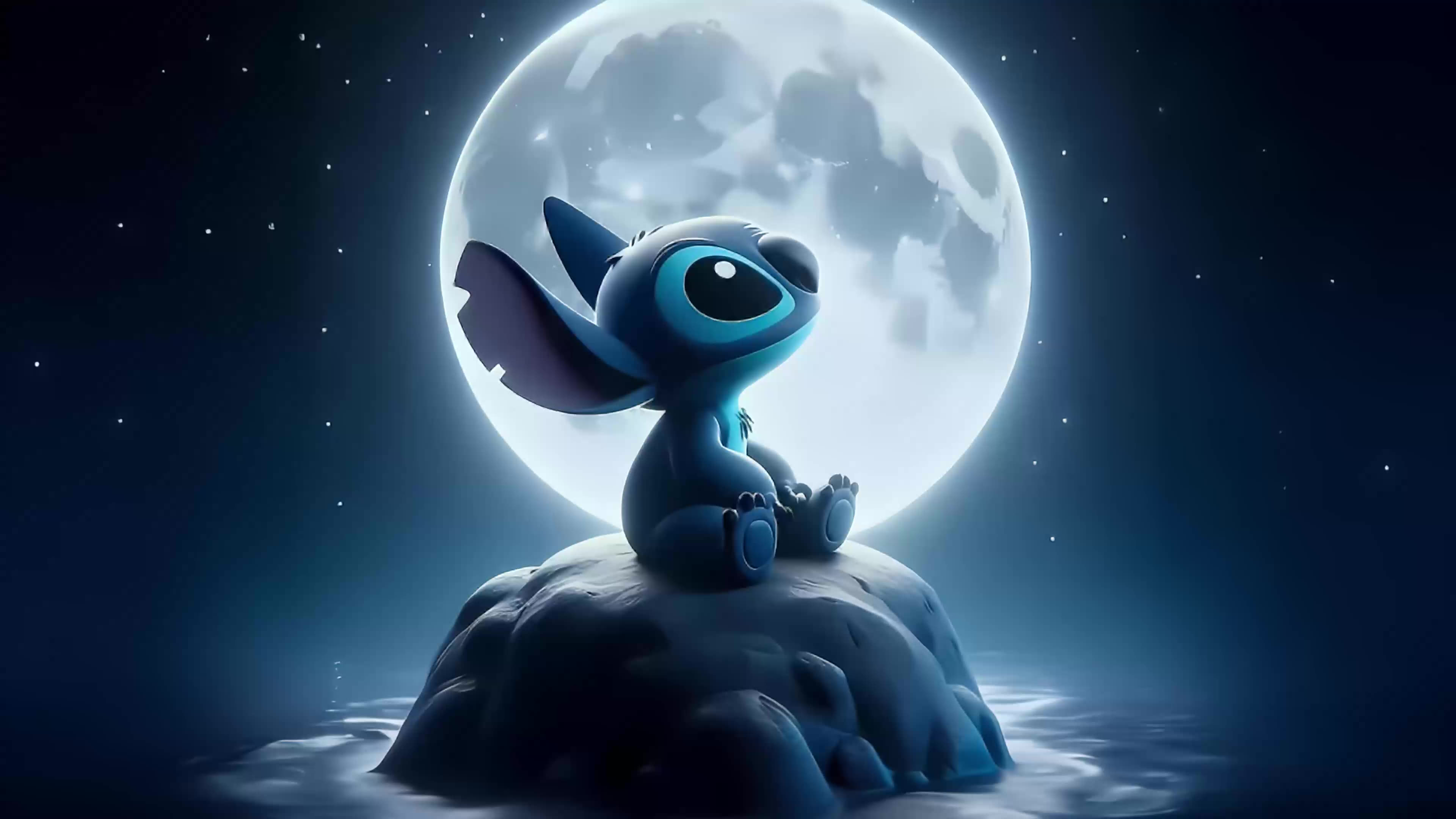 Stitch Under the Stars Live Wallpaper