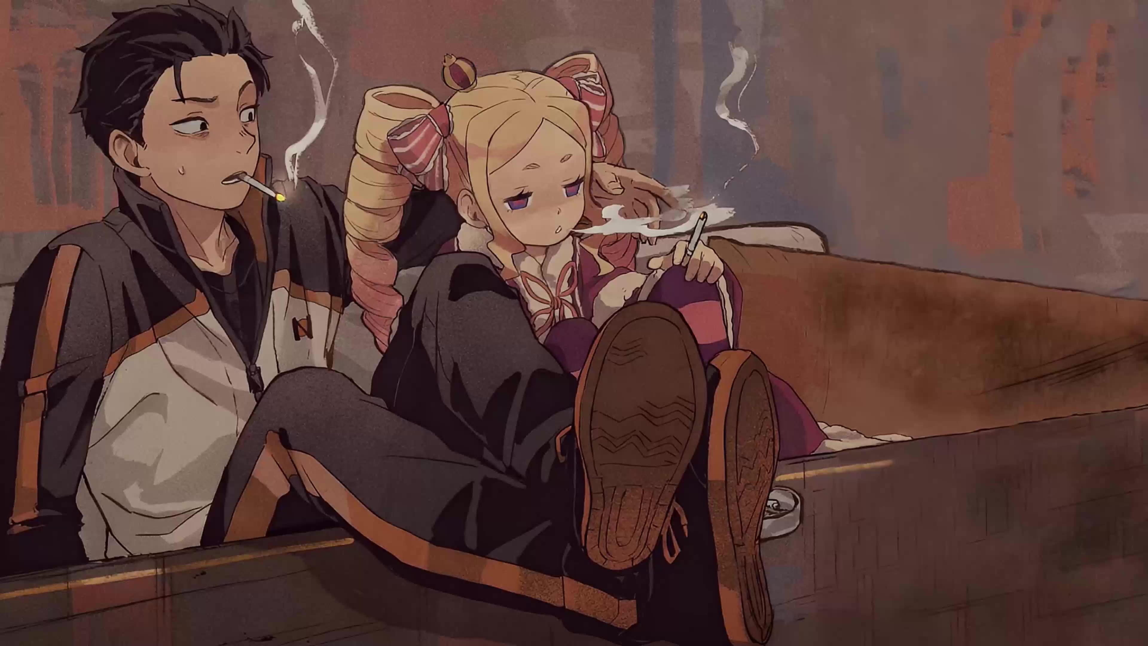 Subaru & Beatrice (Re:Zero) Live Wallpaper