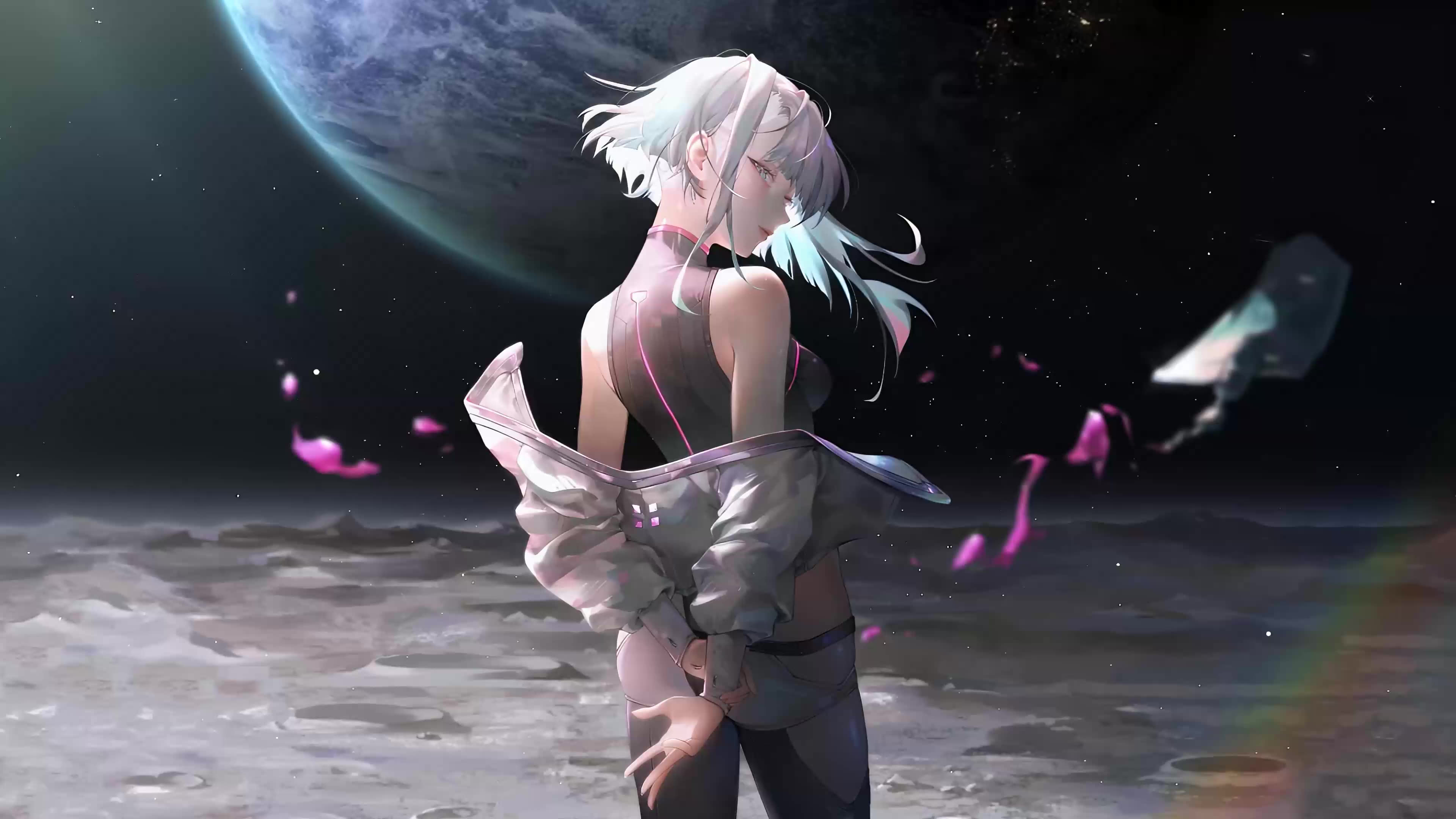 Lucy Edgerunner Escape Live Wallpaper