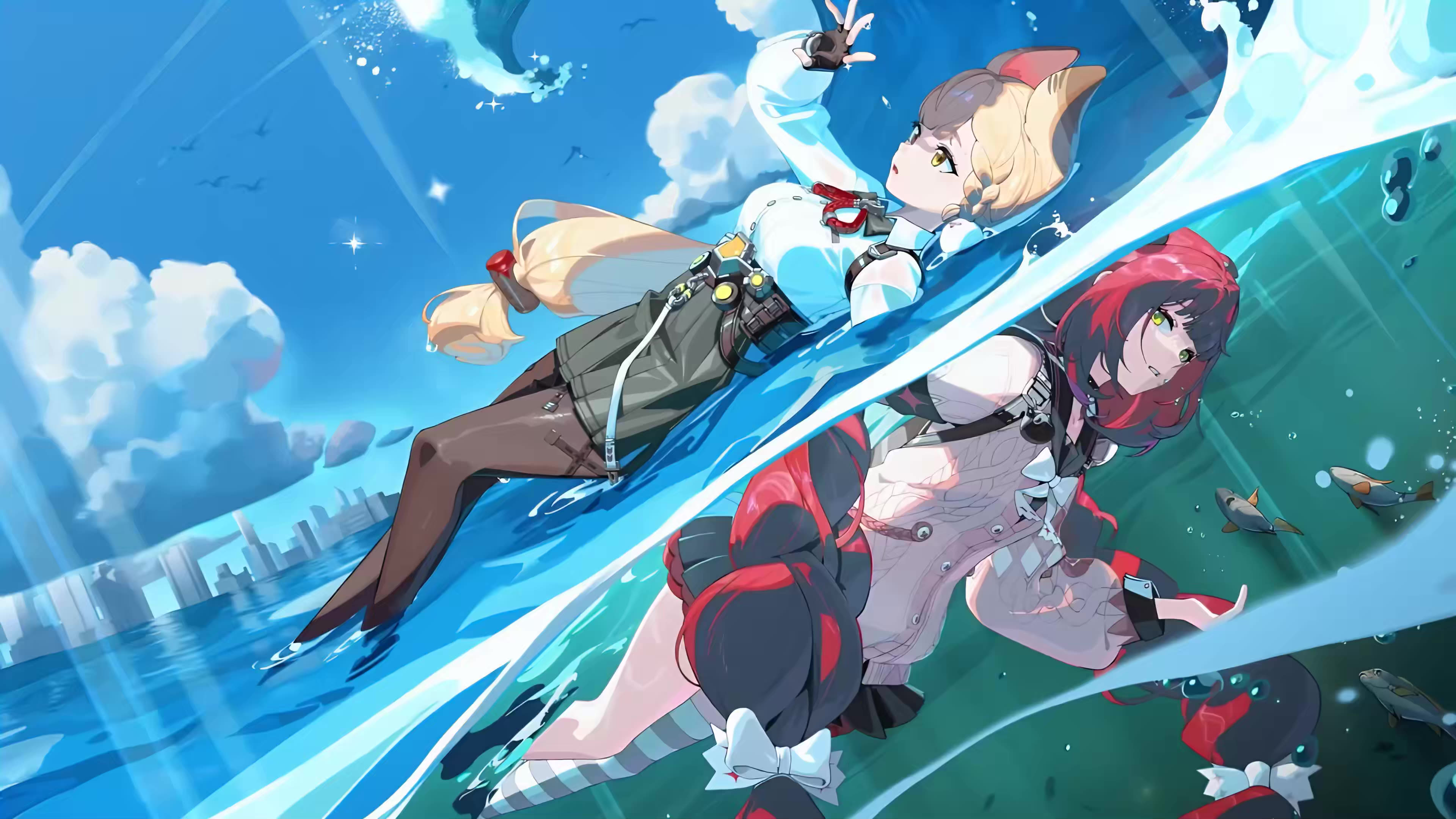 Yuzuha & Alice (ZZZ) Live Wallpaper