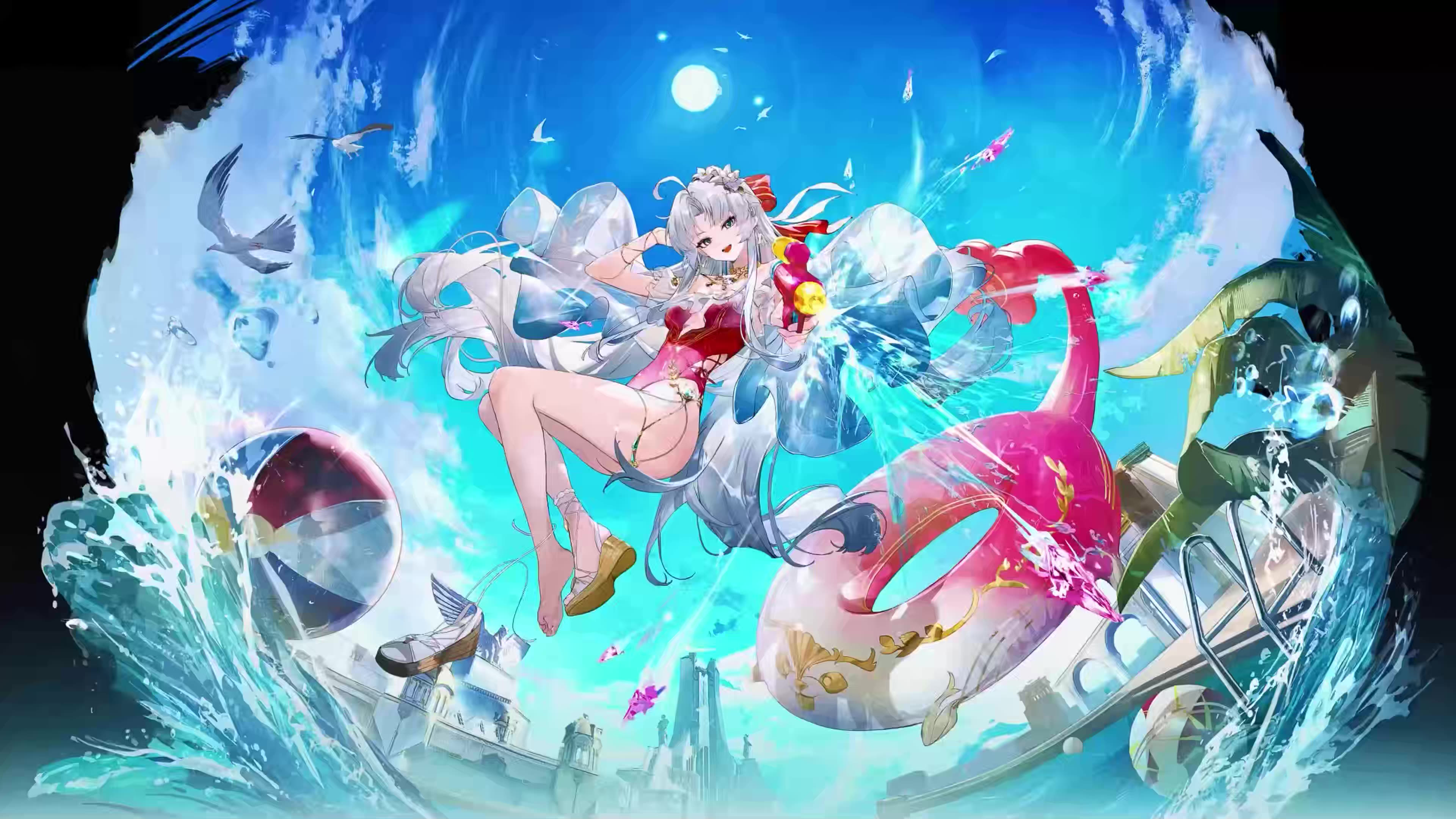 Carlotta - Summer Splash Live Wallpaper