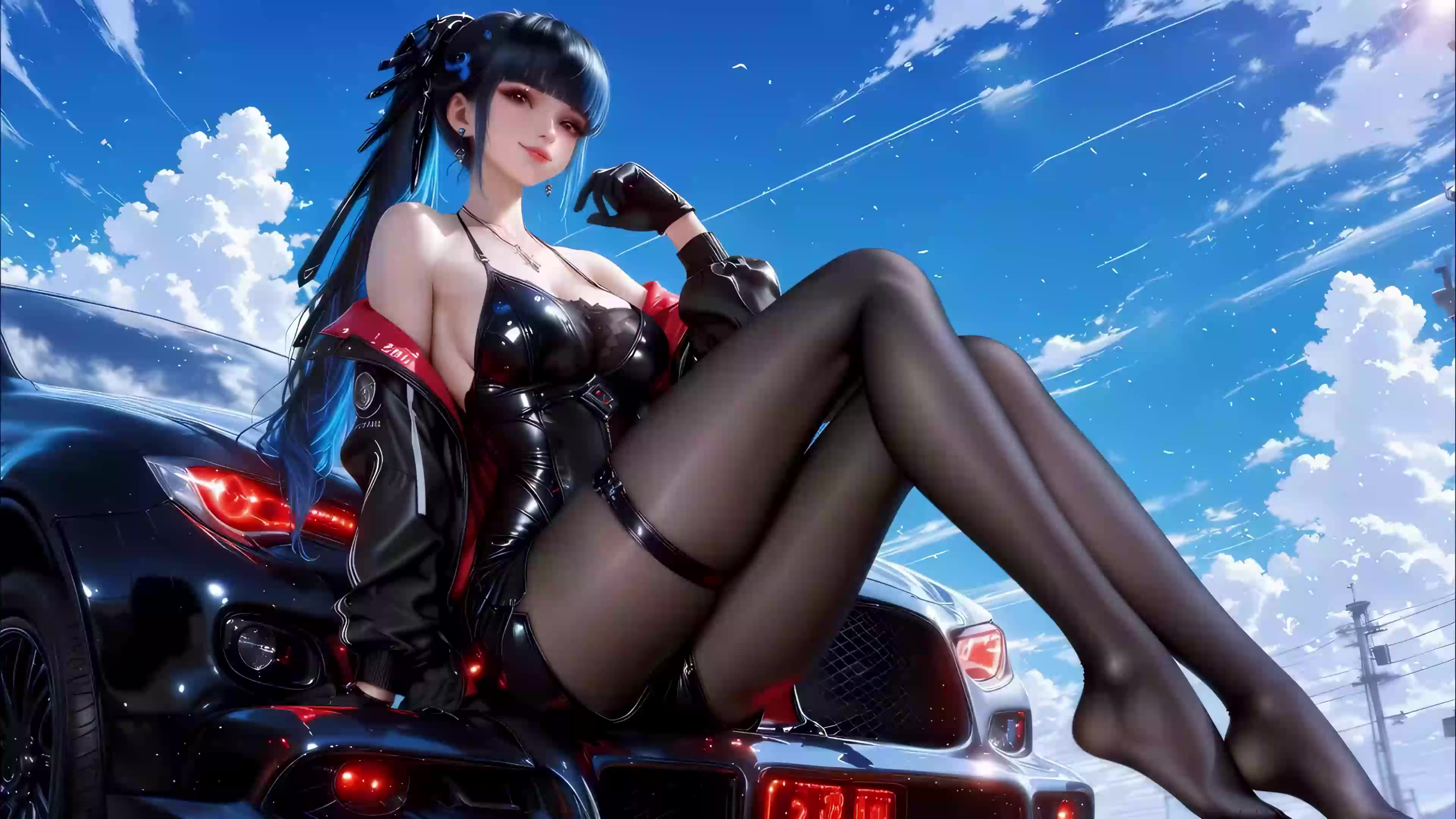 Stellar Blade Neon Racer Mobile Live Wallpaper