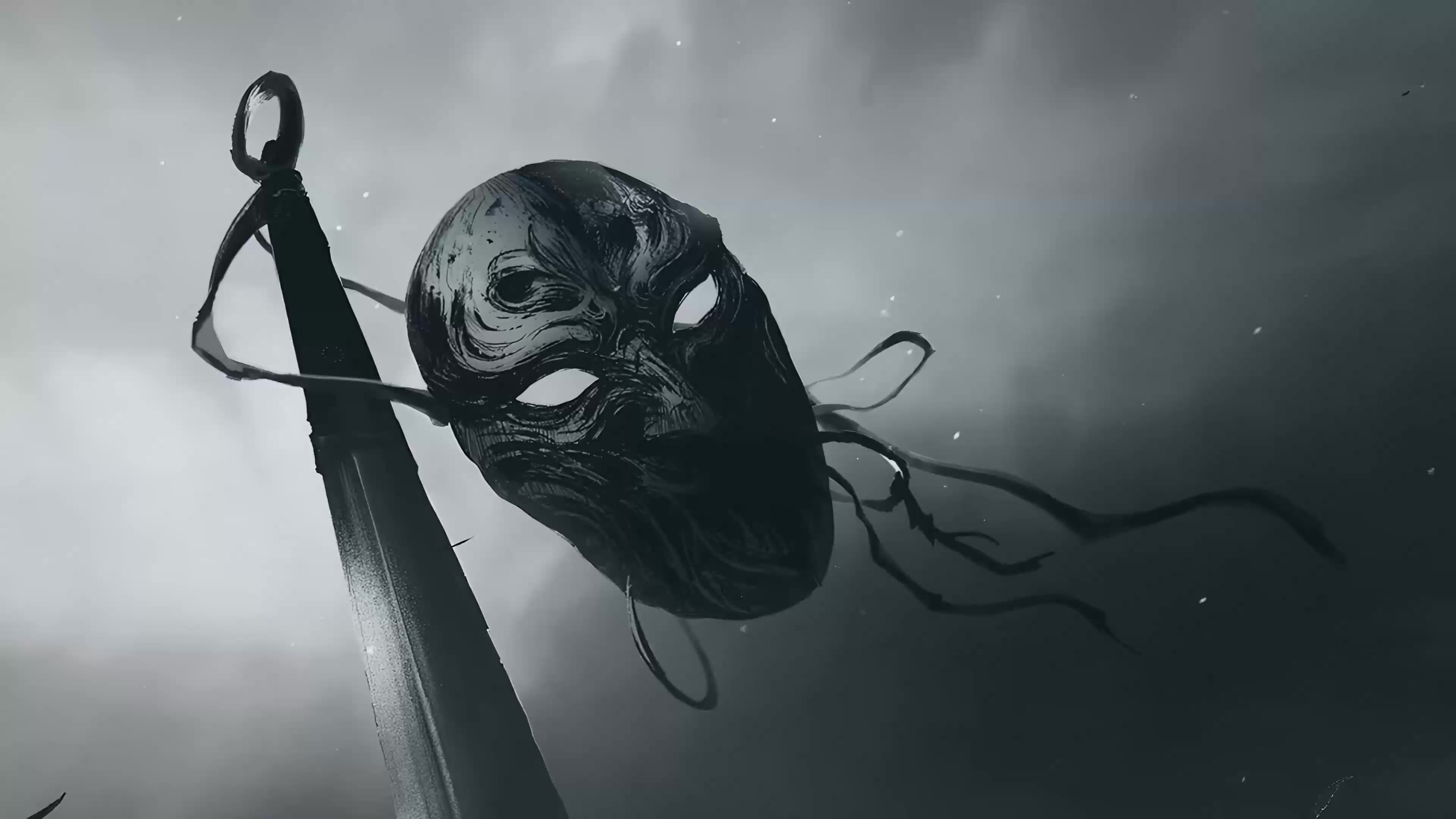 Torn Mask of Fate Live Wallpaper